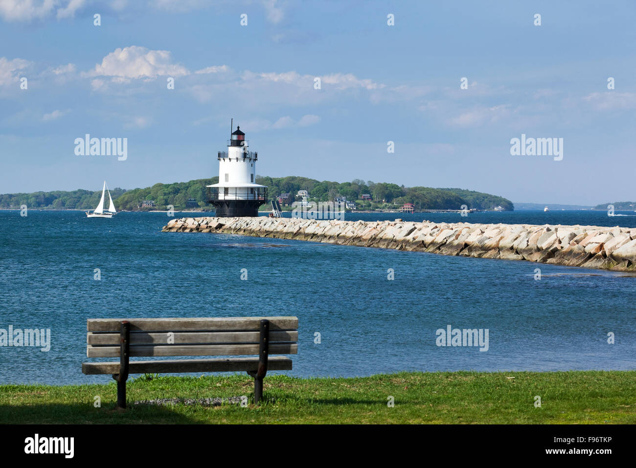 Spring Point Ledge Light Station High Resolution Stock Photography and ...