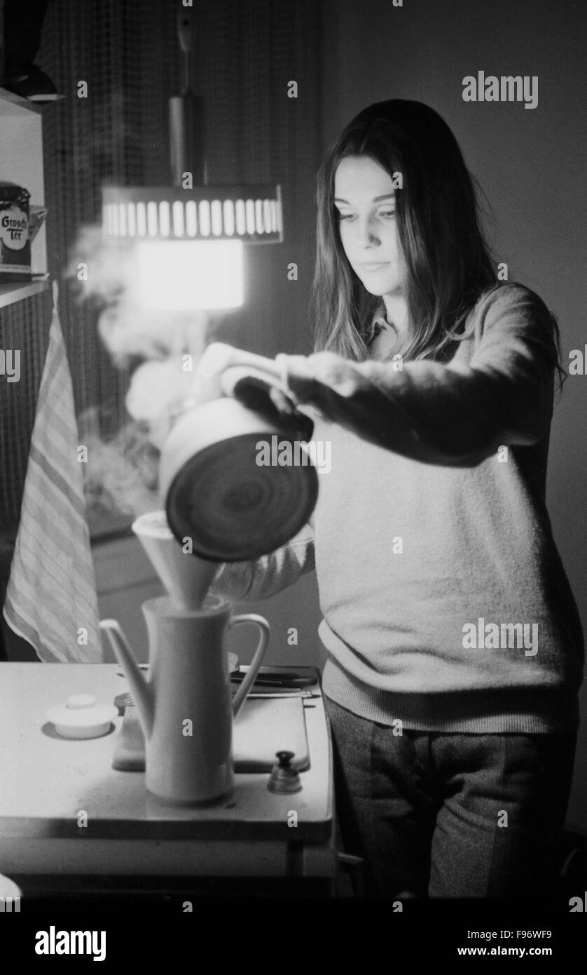 Deutsche Schauspielerin Renata Höfer, Deutschland 1960er Jahre. German ...