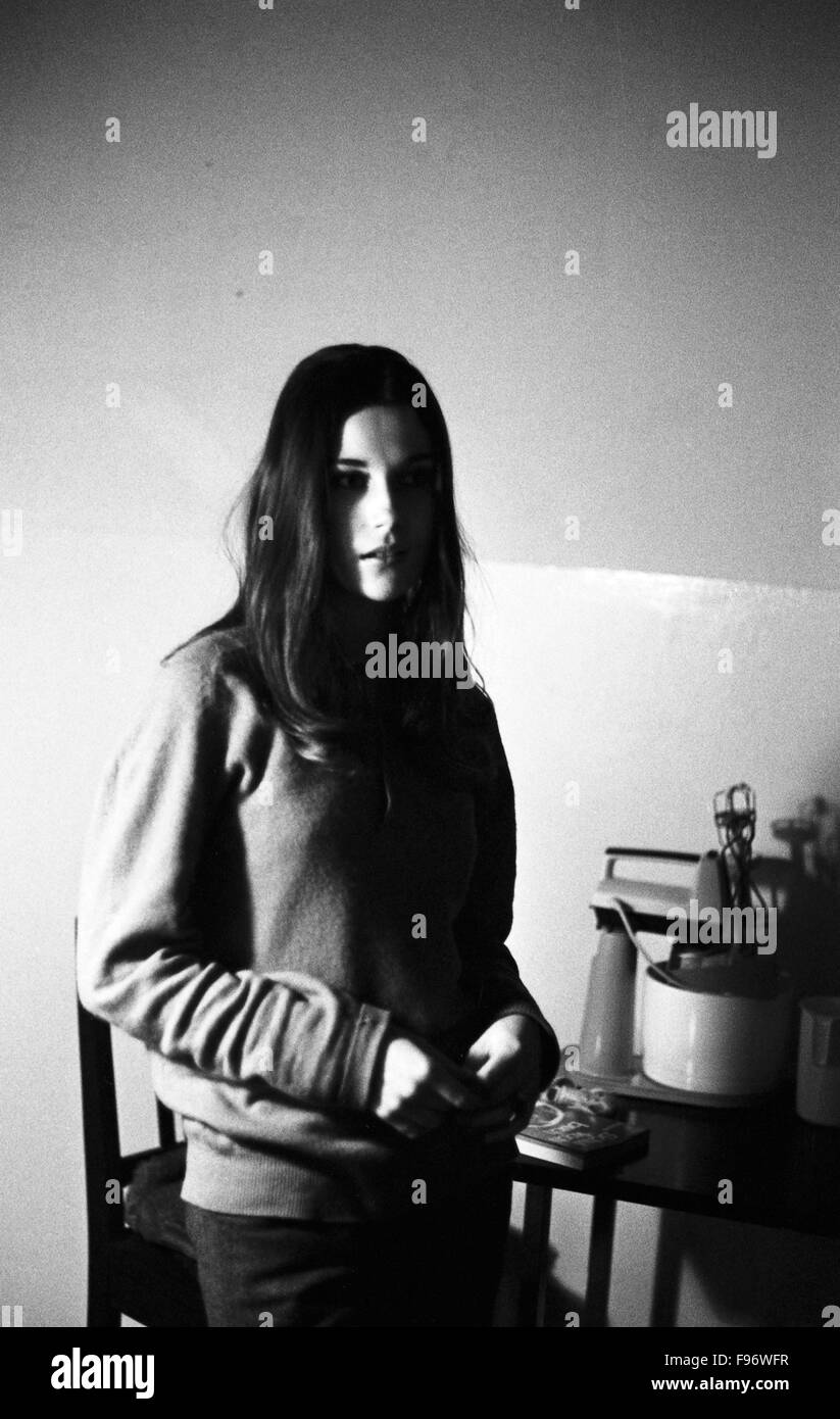 Deutsche Schauspielerin Renata Höfer, Deutschland 1960er Jahre. German ...