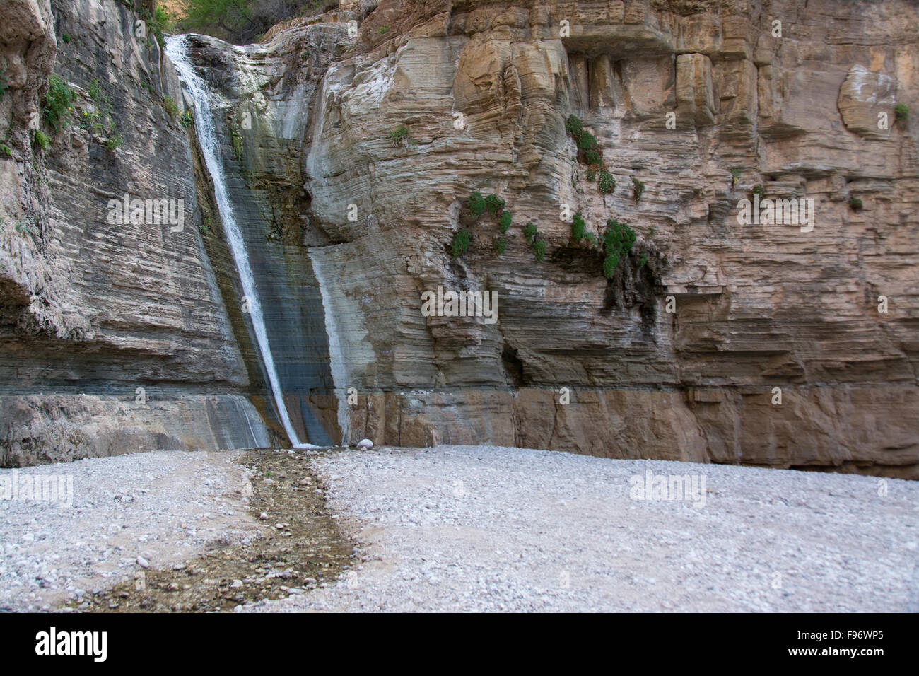 Spring fed waterfall off Colorado River, Grand Canyon, Arizona, United ...