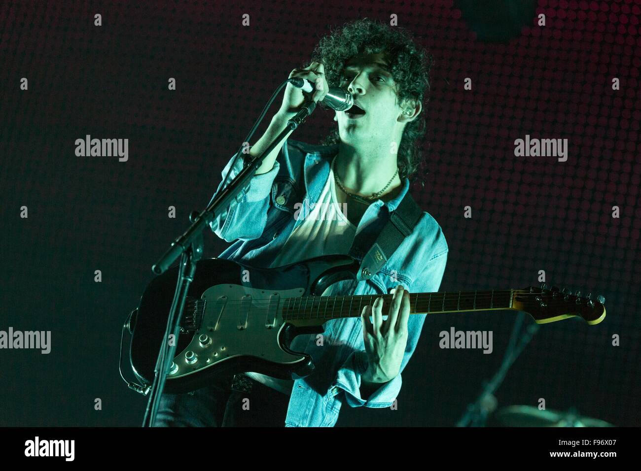 Los Angeles, California, USA. 13th Dec, 2015. Musician MATTHEW HEALY of ...
