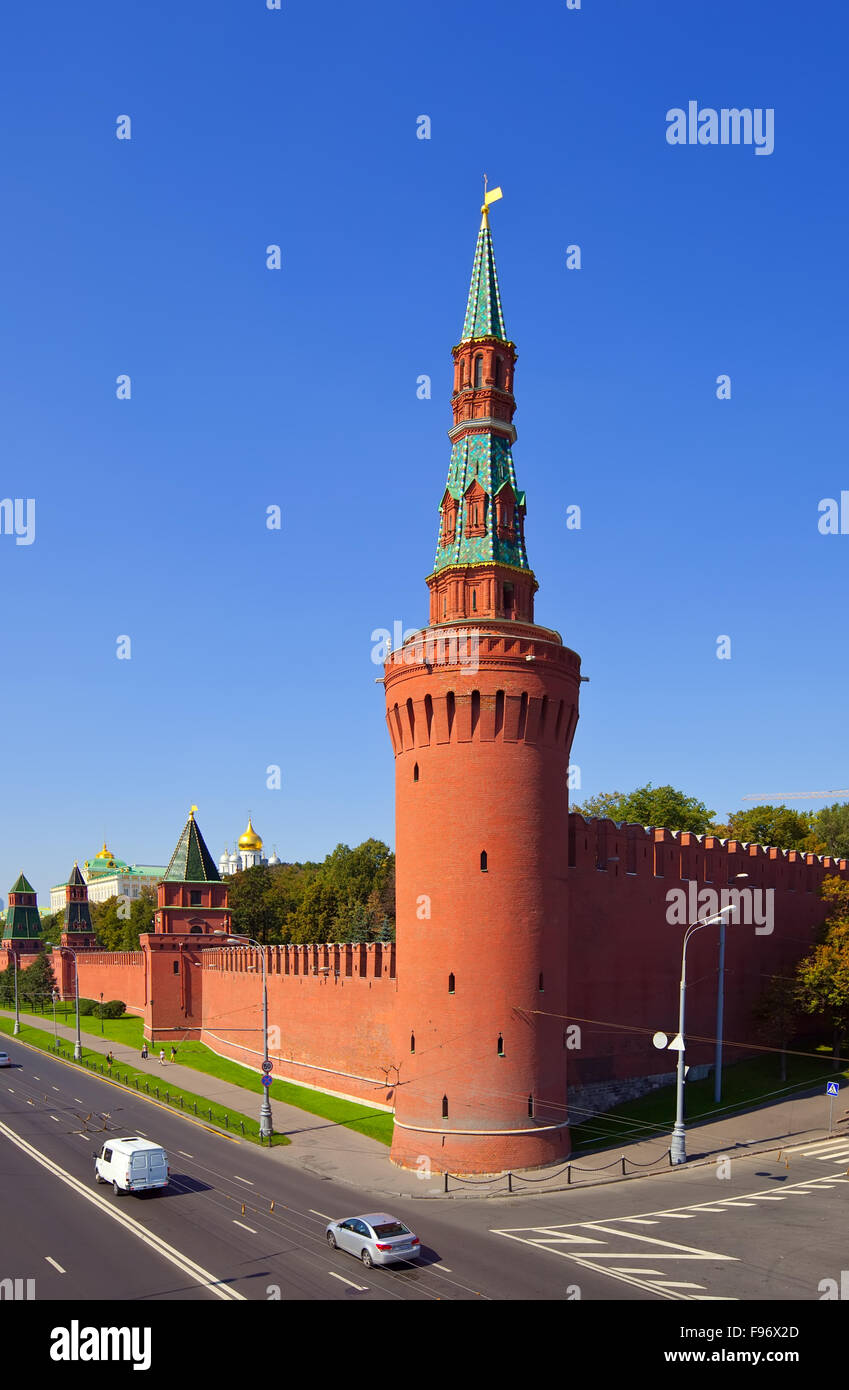 Towers in Moscow Kremlin. Moscow, Russia Stock Photo - Alamy