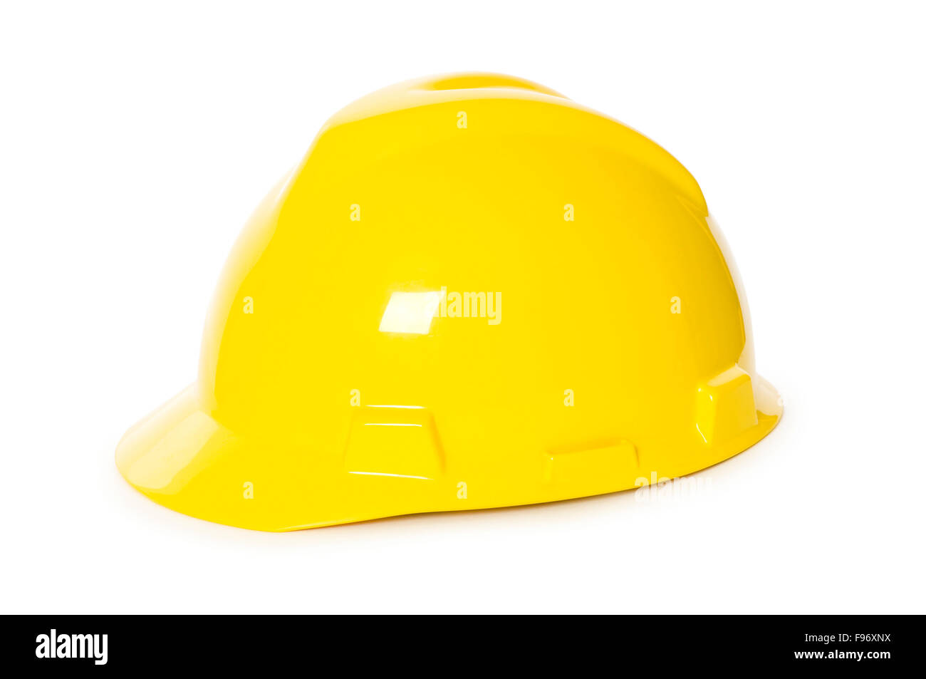 Hard hat isolated on the white background Stock Photo - Alamy