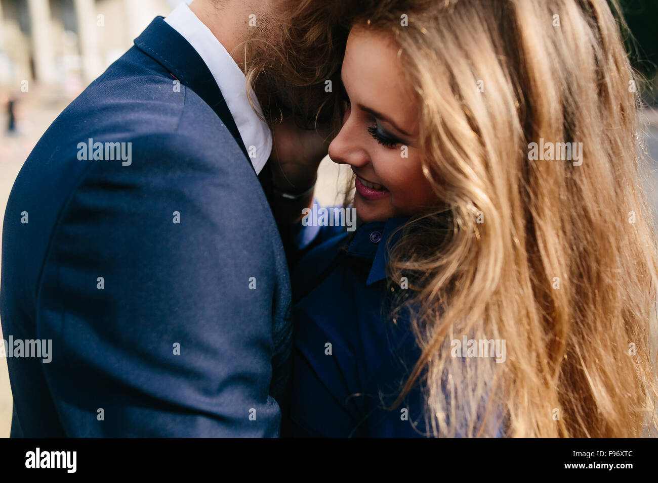 beautiful couple in each other's arms Stock Photo - Alamy