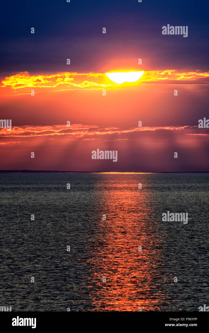 Spectacular Sunset over Georgian Bay, Ontario, Canada Stock Photo - Alamy