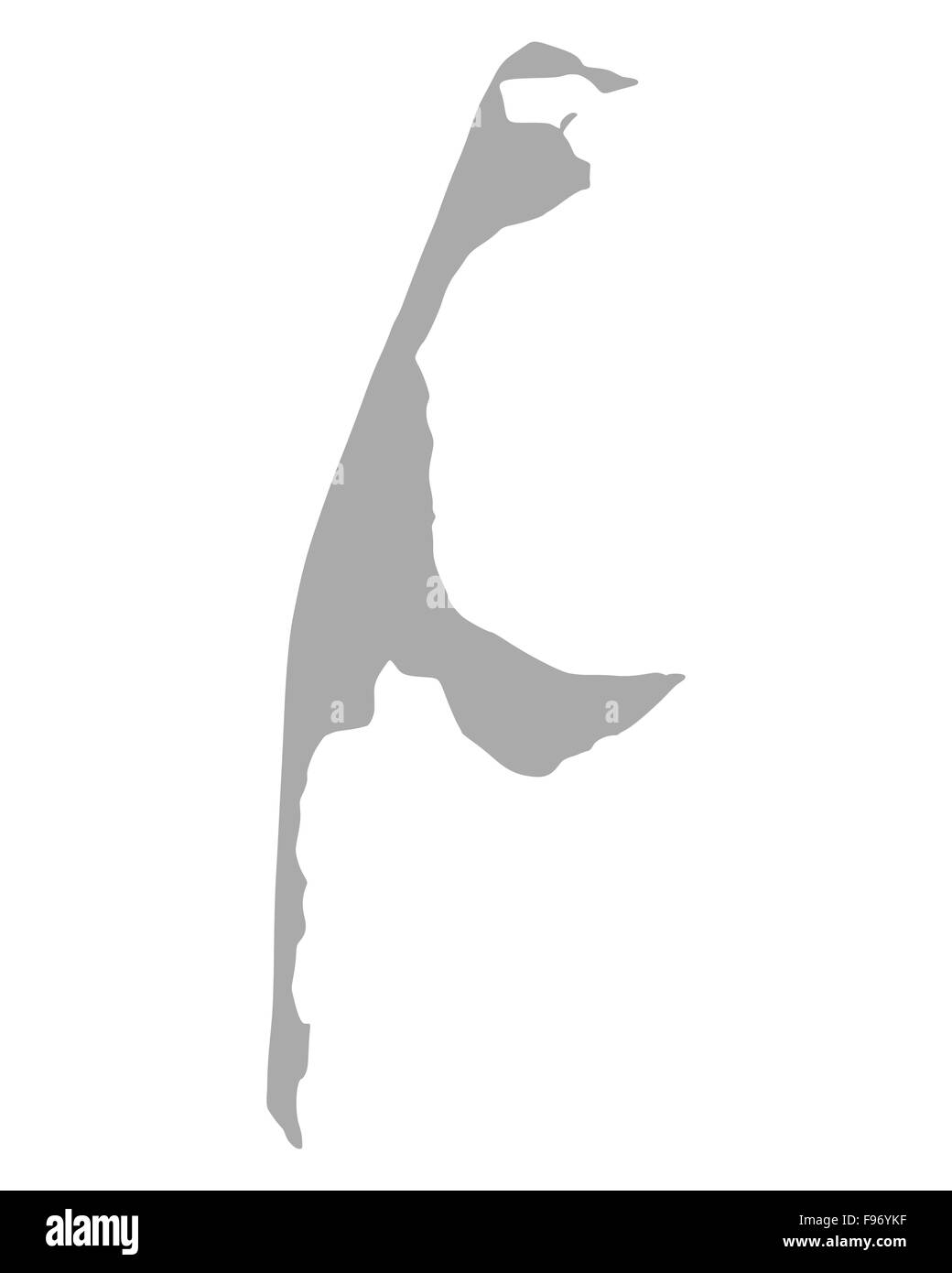 Map of Sylt Stock Photo - Alamy