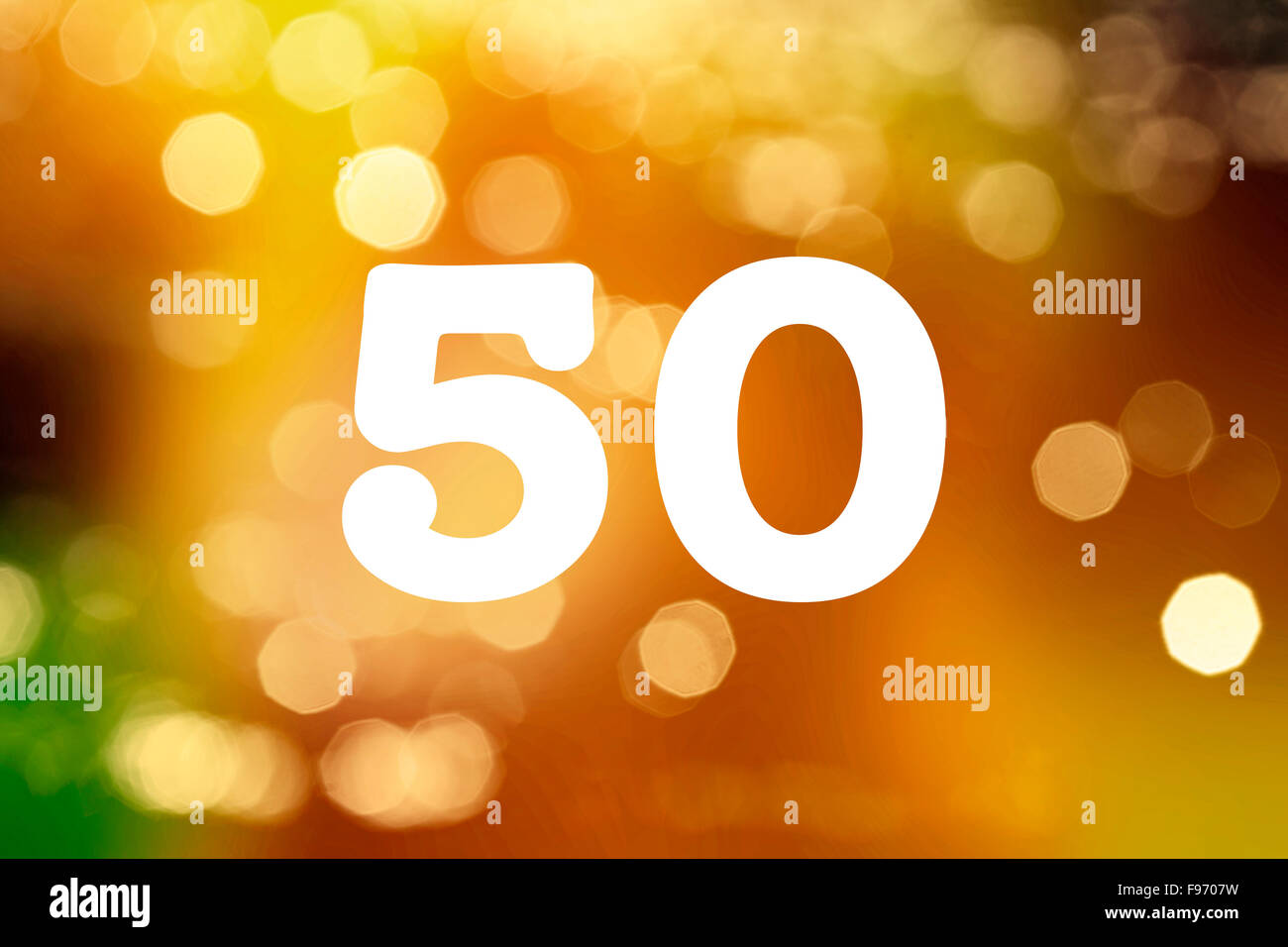 Number fifty on the colorful background Stock Photo - Alamy