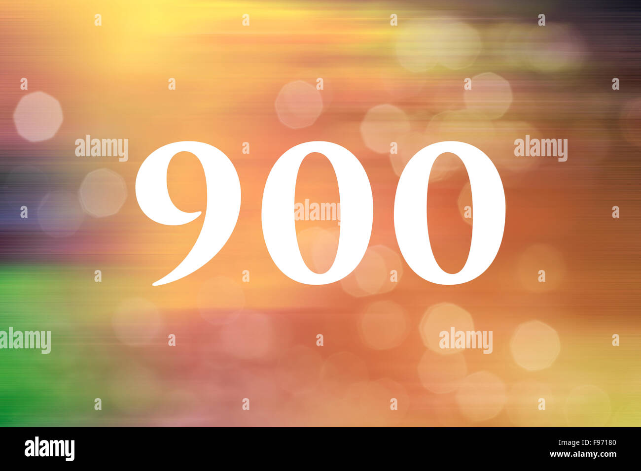 number nine hundred Stock Photo - Alamy
