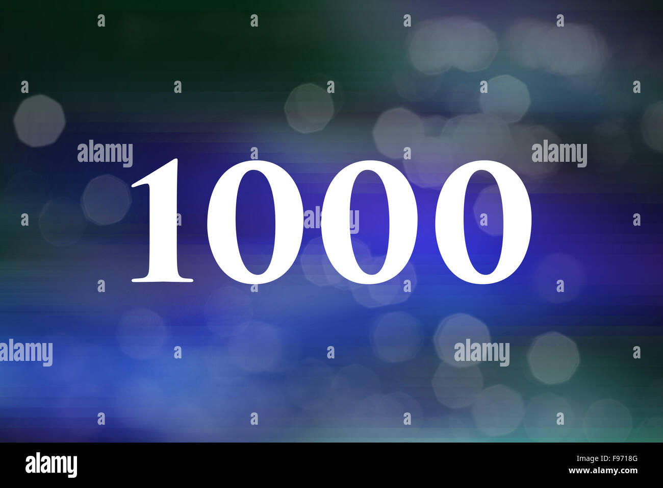 number one thousand Stock Photo - Alamy
