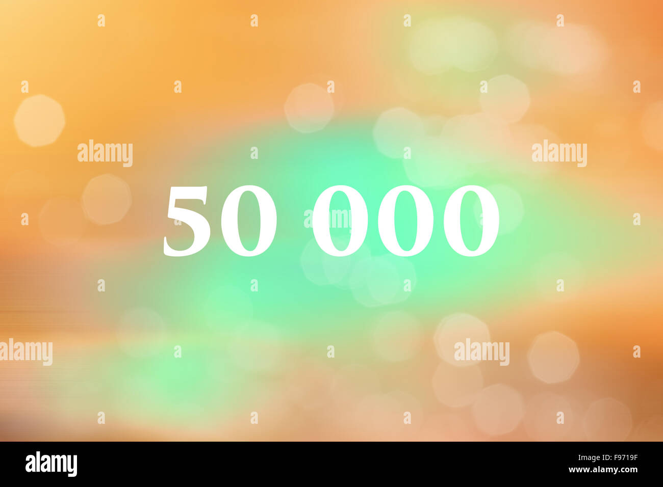 Number Fifty Thousand Stock Photo Alamy