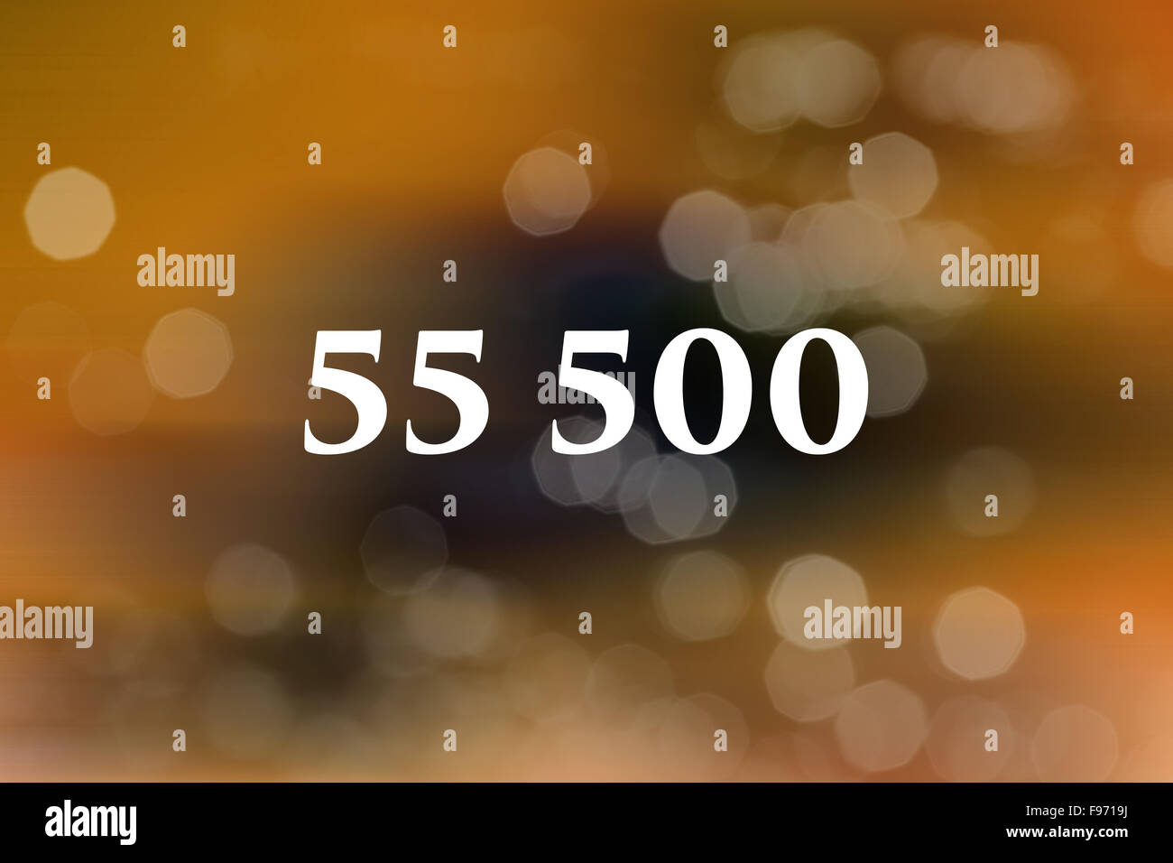 Number Fifty Five Thousand Five Hundred Stock Photo Alamy