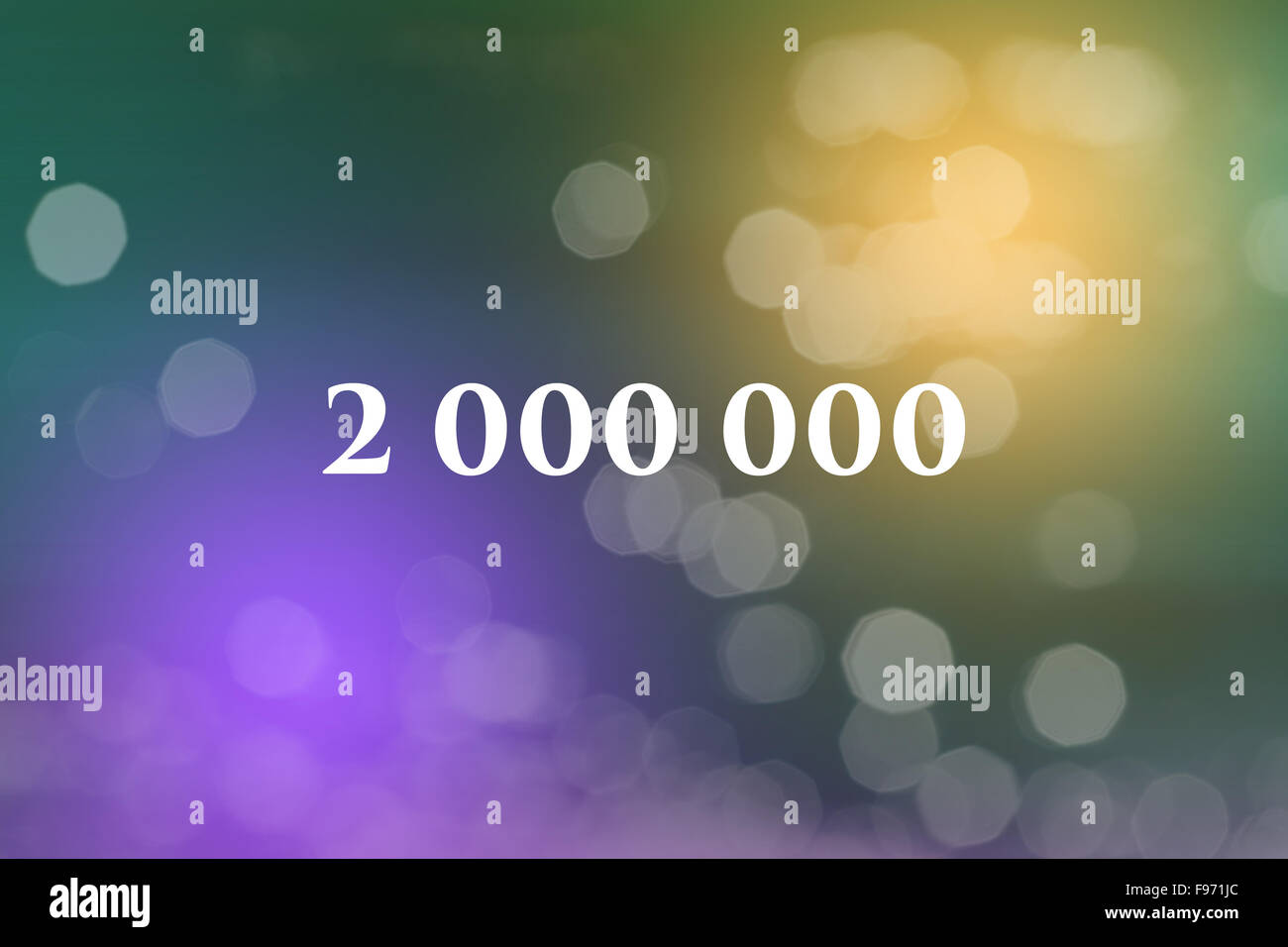 number two millions Stock Photo - Alamy