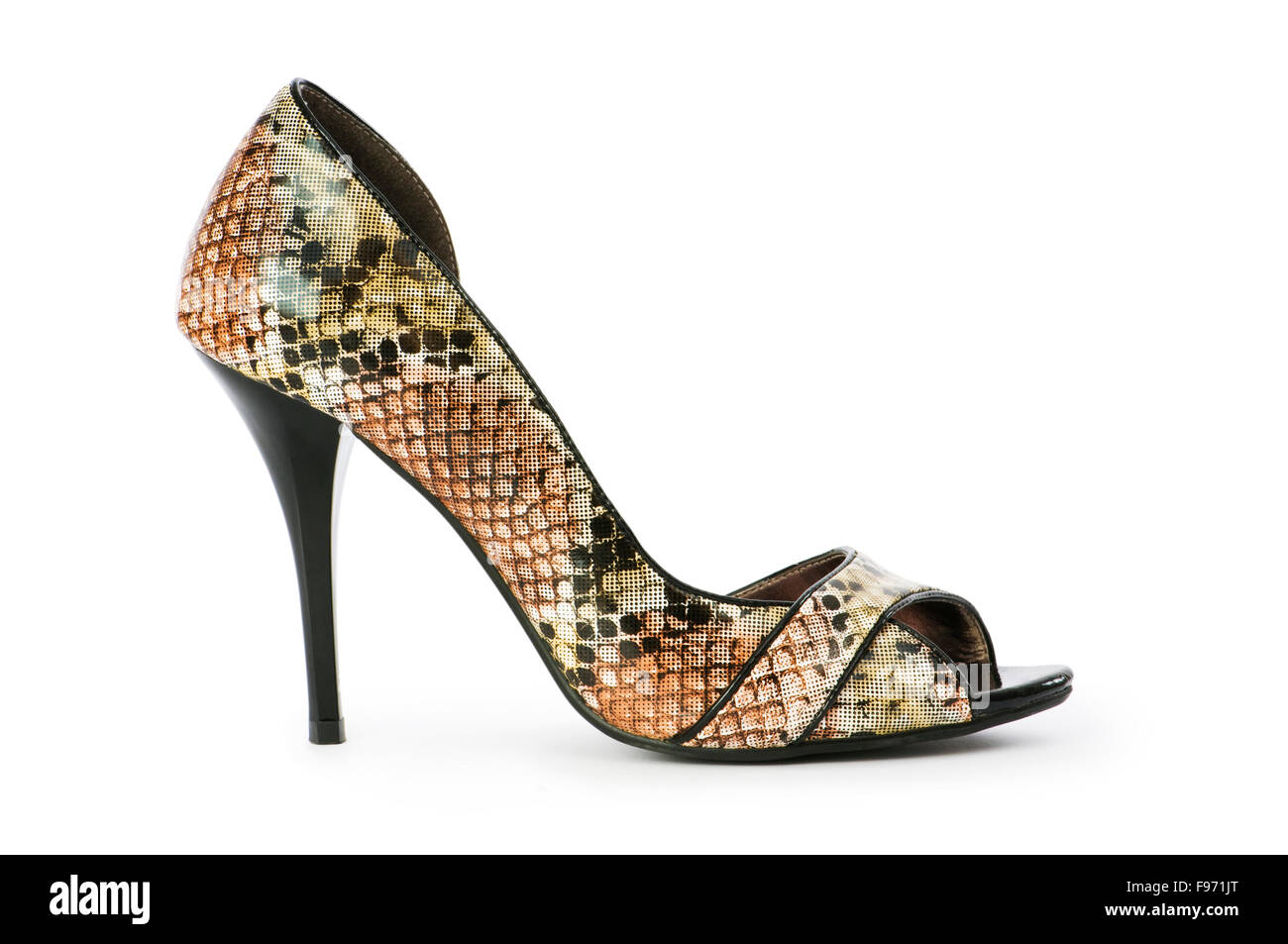 Woman shoes isolated on the white background Stock Photo - Alamy
