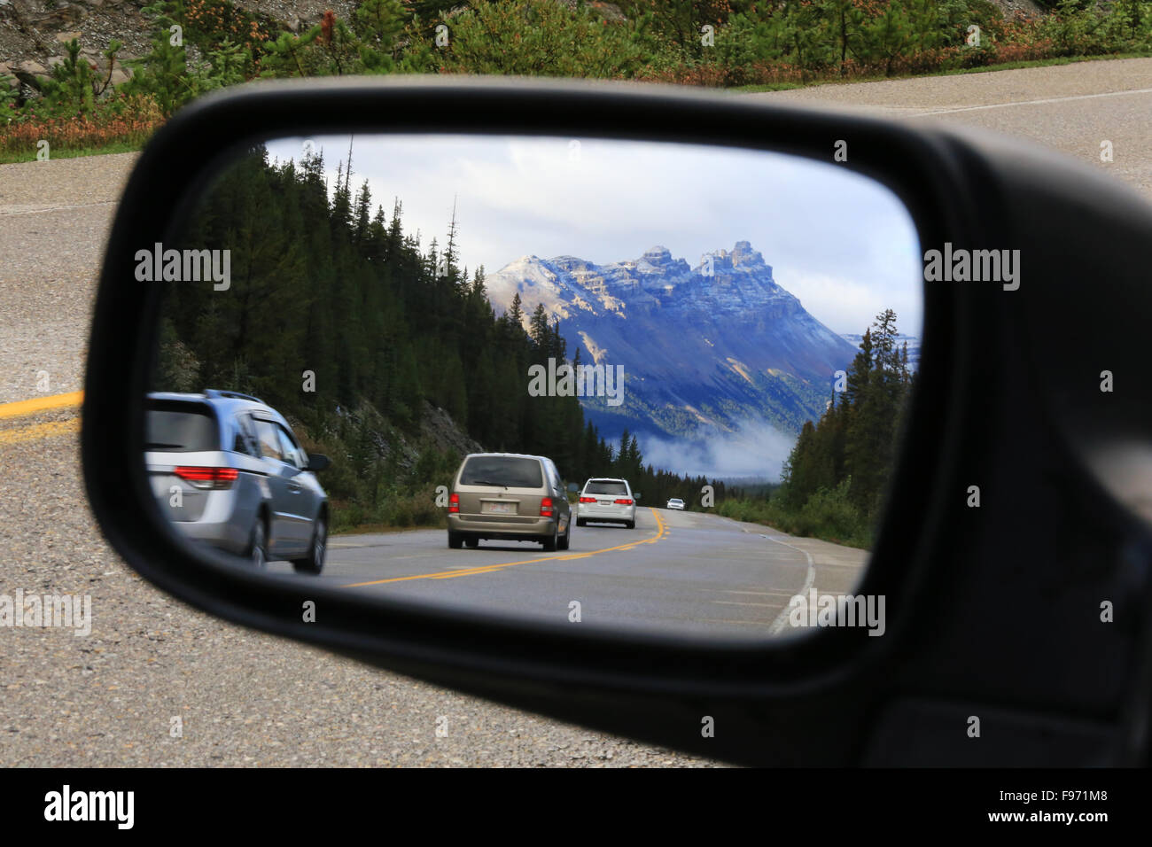 Rearview mirror in car hi-res stock photography and images - Alamy