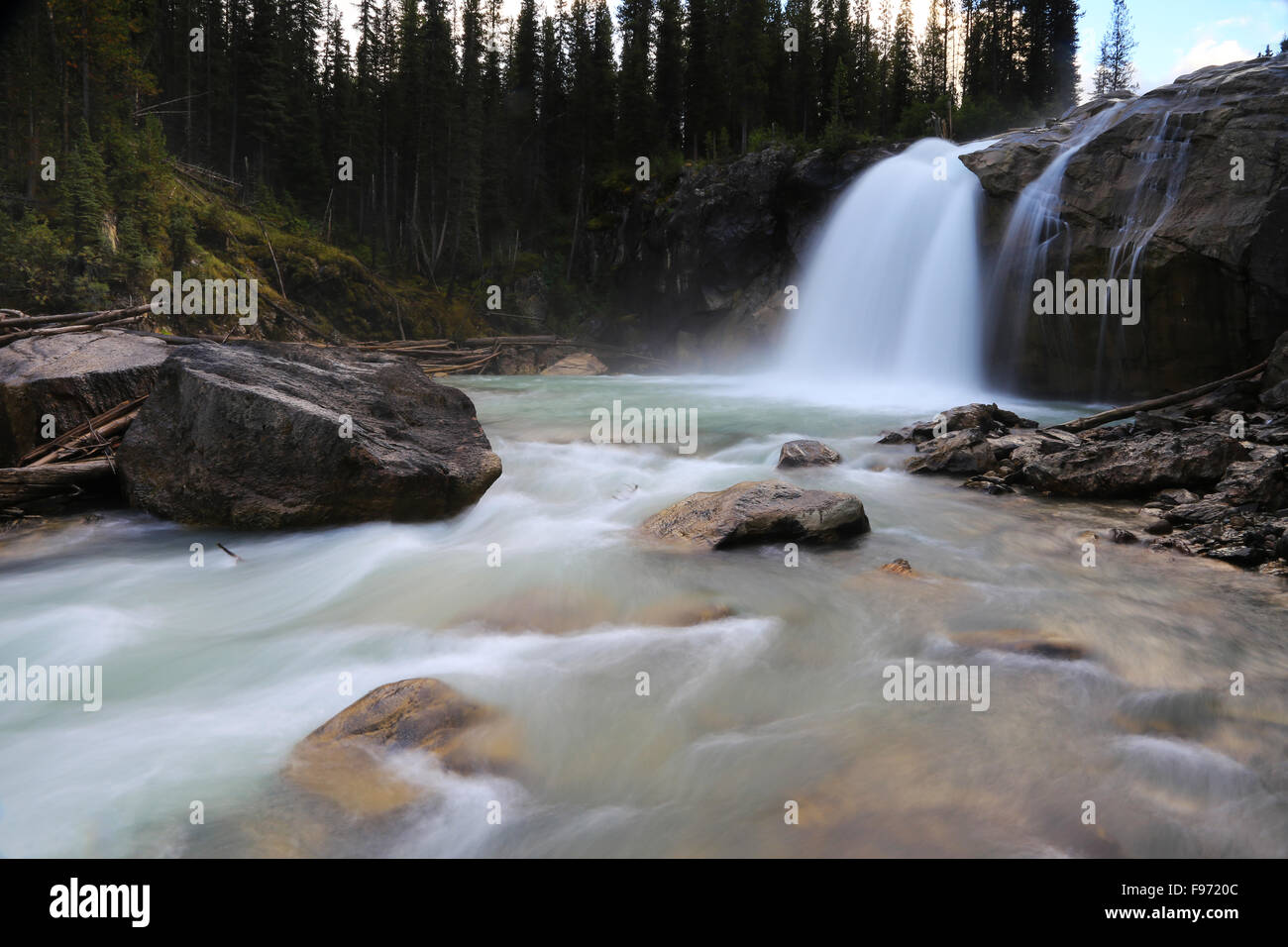 bugaboo falls near bugaboo park Stock Photo - Alamy