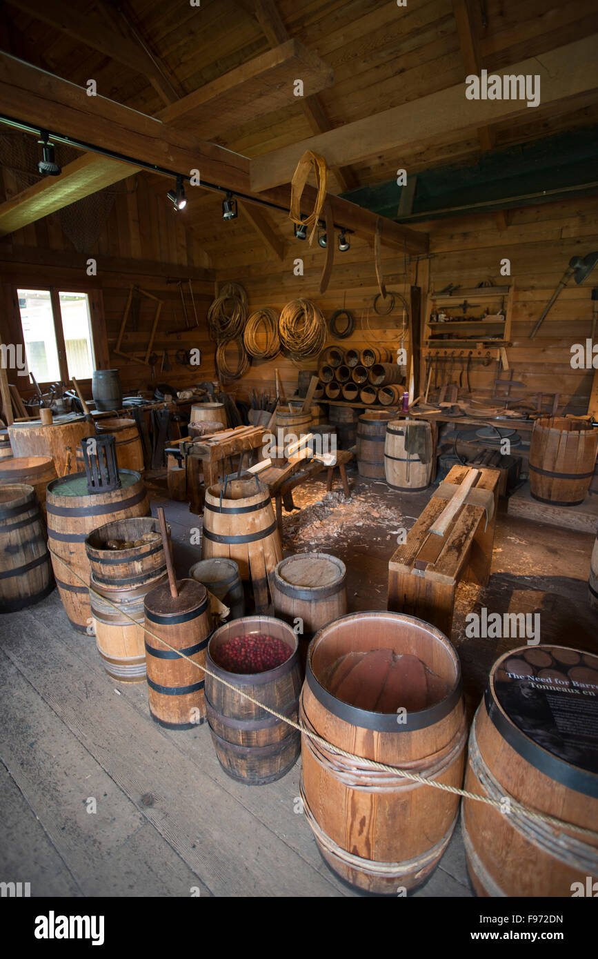 The cooperage at Fort Langley National Historic Site of Canada, Fort ...