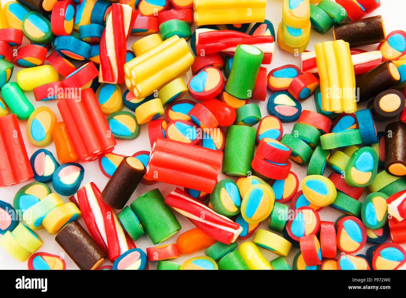 Background made of colourful sweets Stock Photo - Alamy