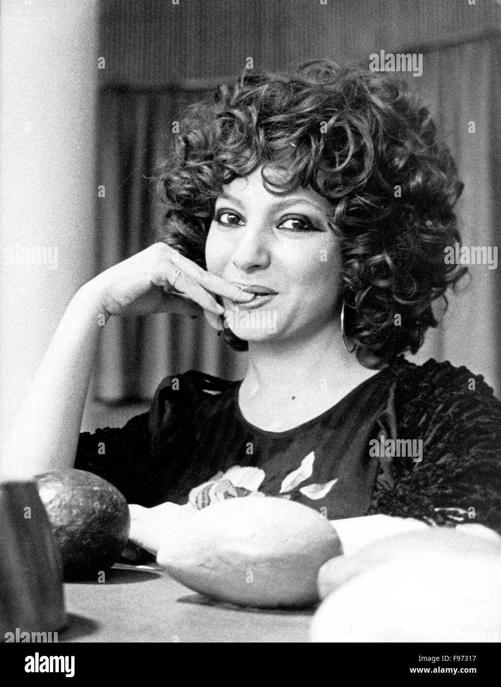Israelische Sängerin Esther Ofarim, Deutschland 1960er Jahre. Israeli ...