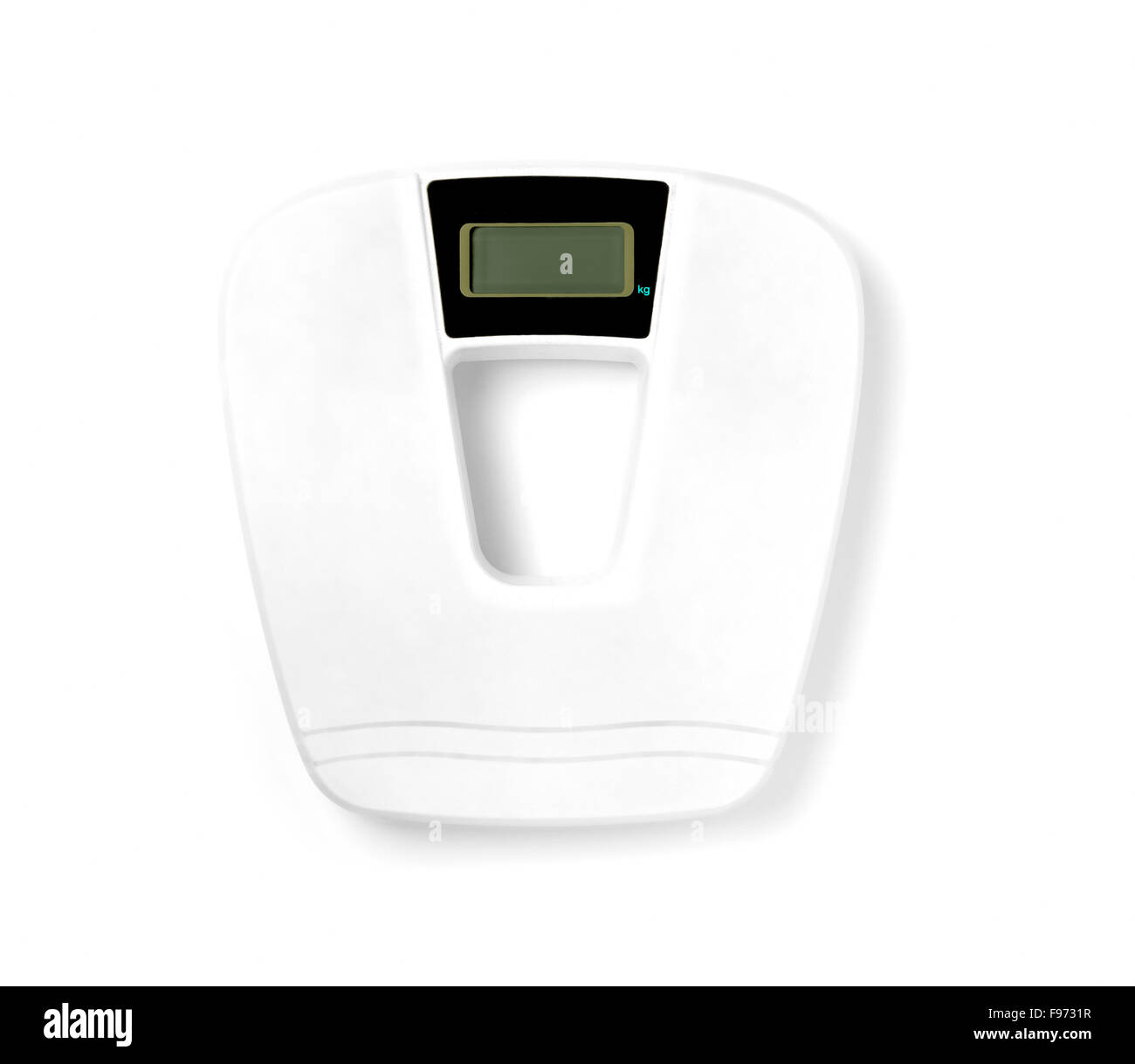Digital weight Scale isolated on white background Stock Photo - Alamy