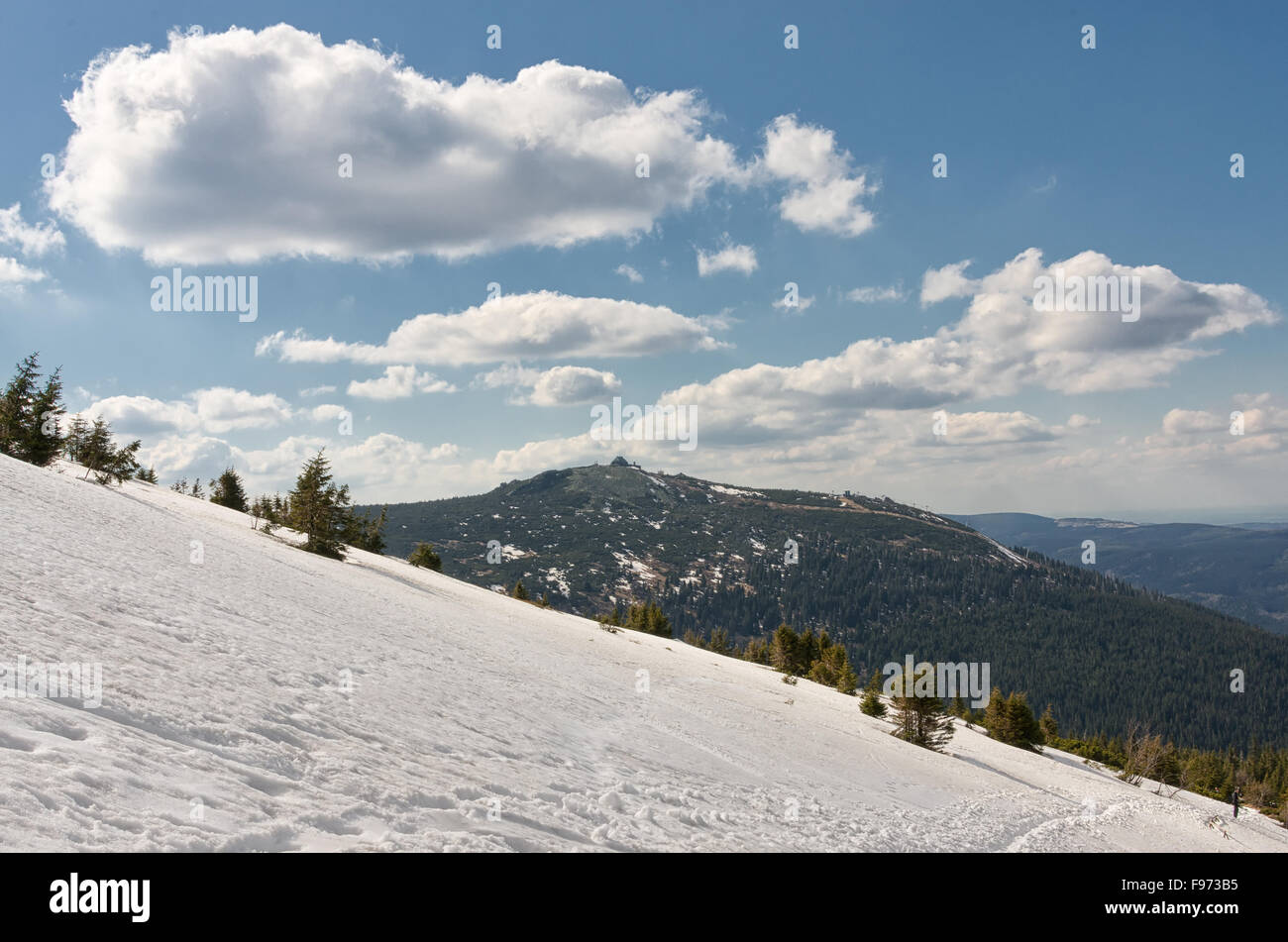 Snow in the Giant maintained throughout the year Stock Photo - Alamy