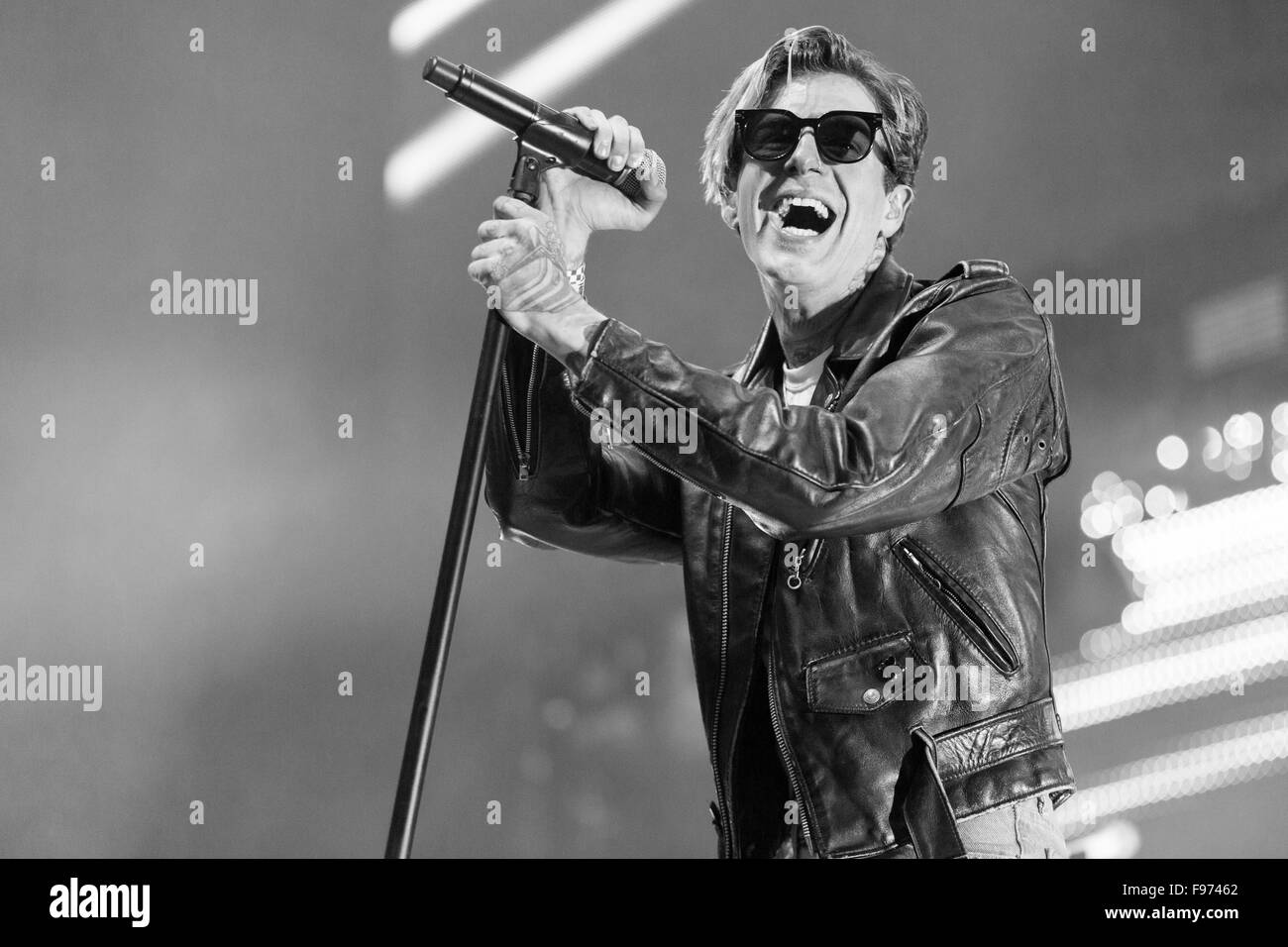 Los Angeles, California, USA. 13th Dec, 2015. Singer JESSE RUTHERFORD ...