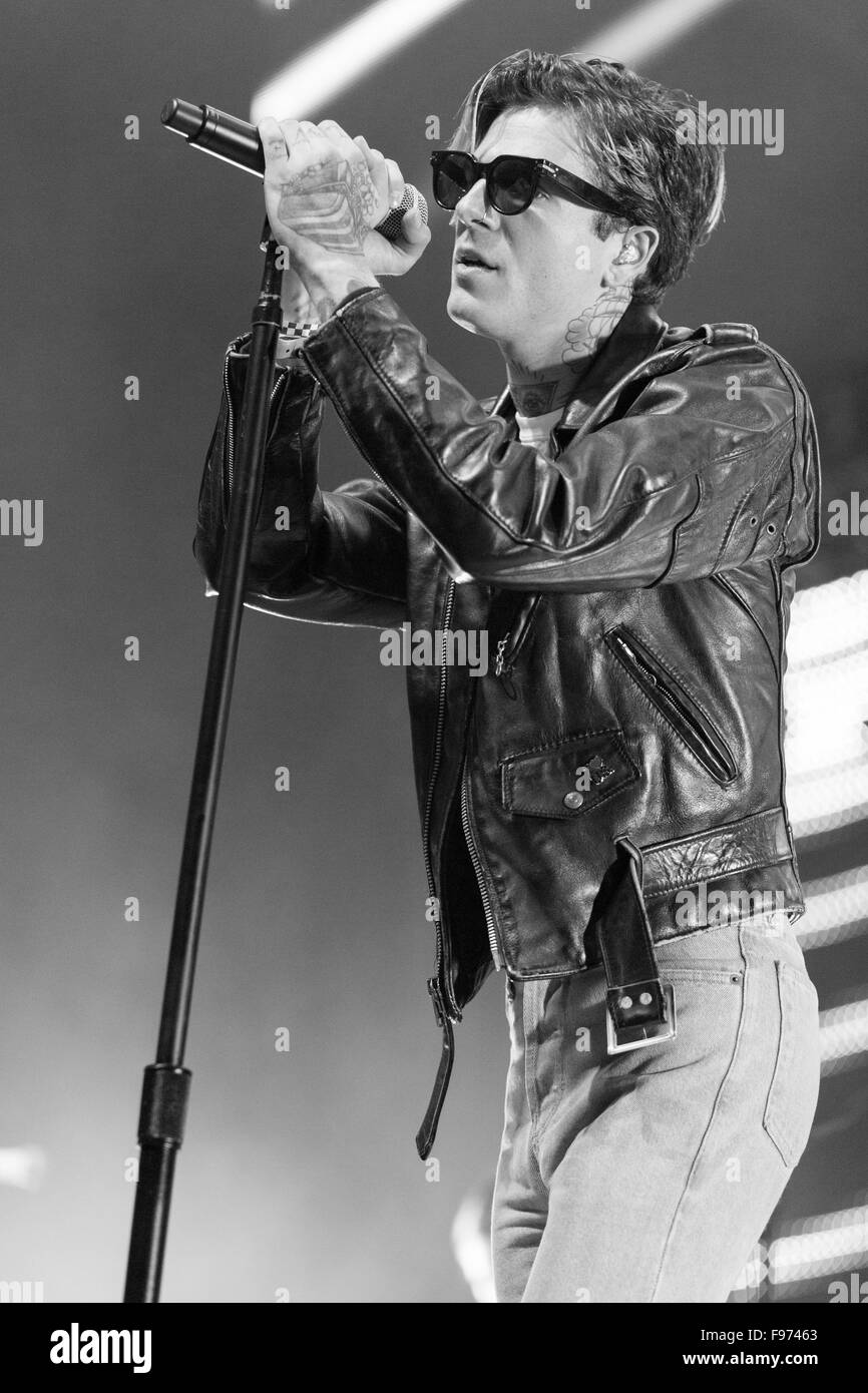 Los Angeles, California, USA. 13th Dec, 2015. Singer JESSE RUTHERFORD ...