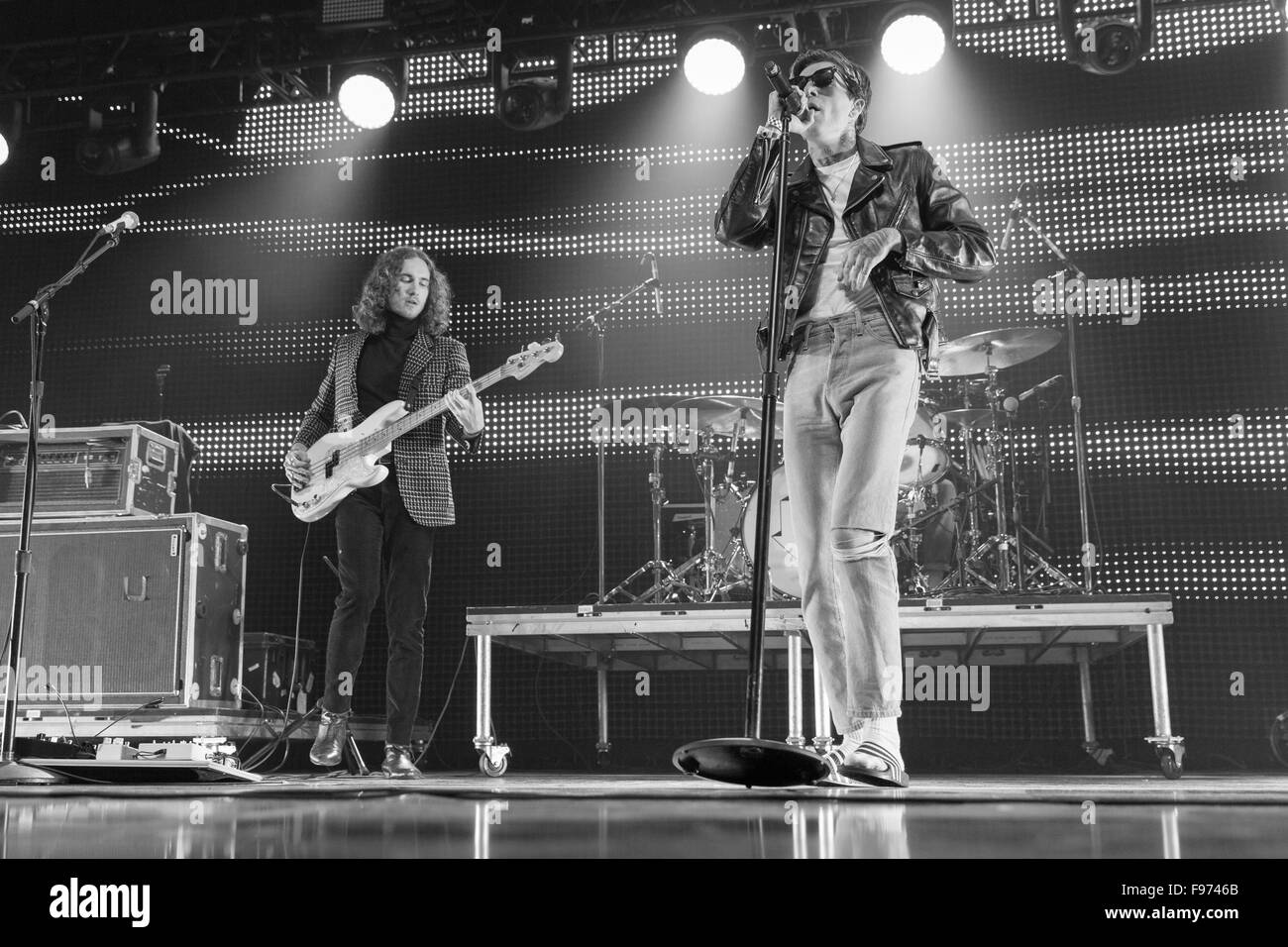 Los Angeles, California, USA. 13th Dec, 2015. MIKEY MARGOT (L) and ...