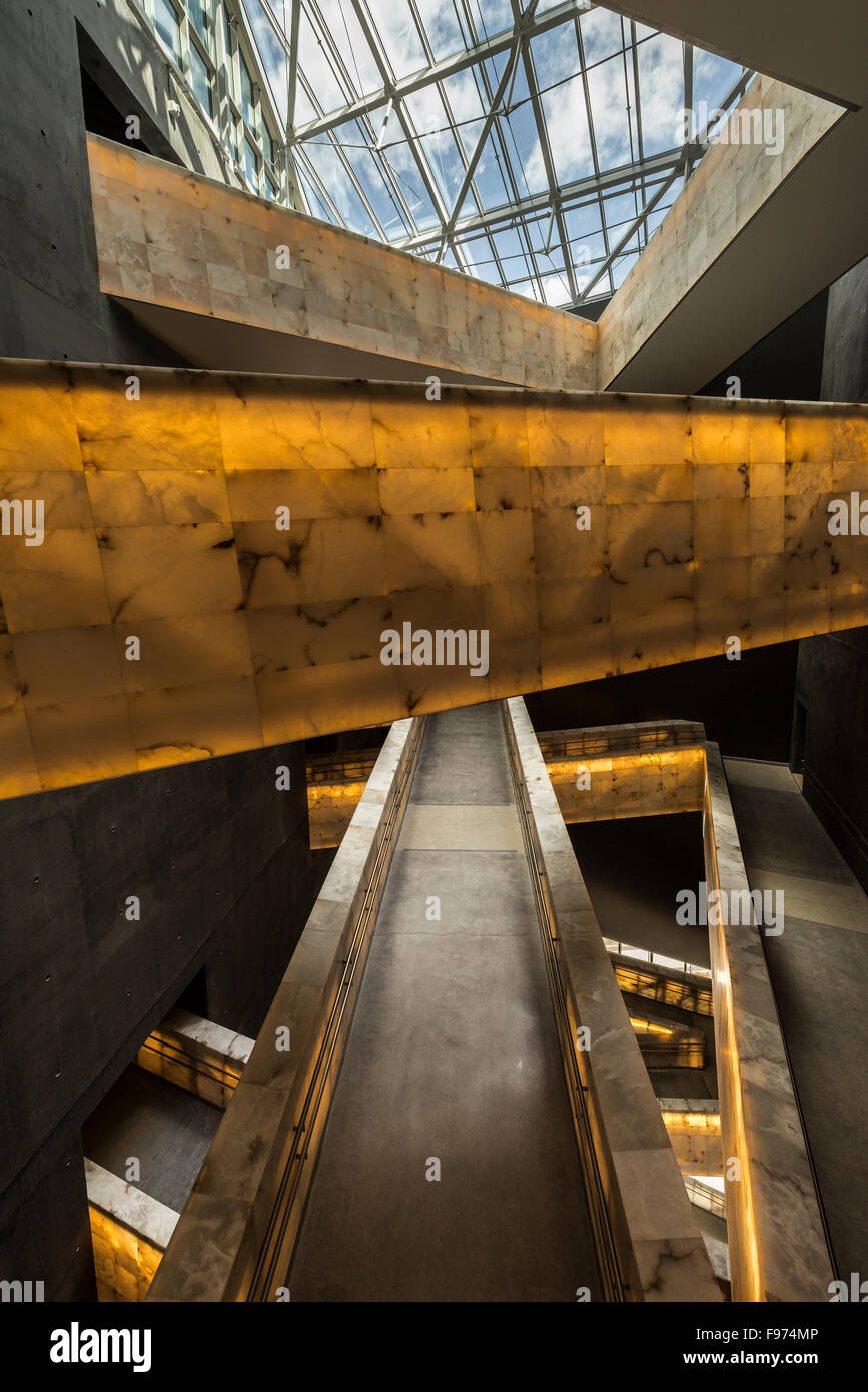 Alabaster ramps in the Canadian Musuem for Human Rights downtown ...