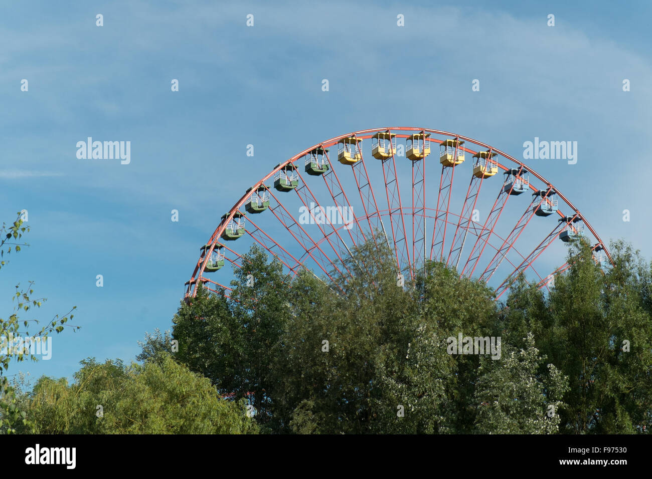 Over treetops hi-res stock photography and images - Alamy
