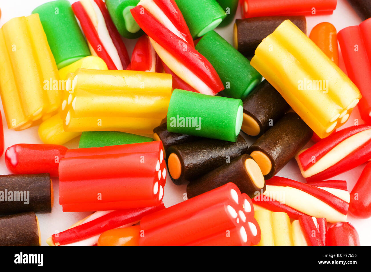 Background made of colourful sweets Stock Photo - Alamy