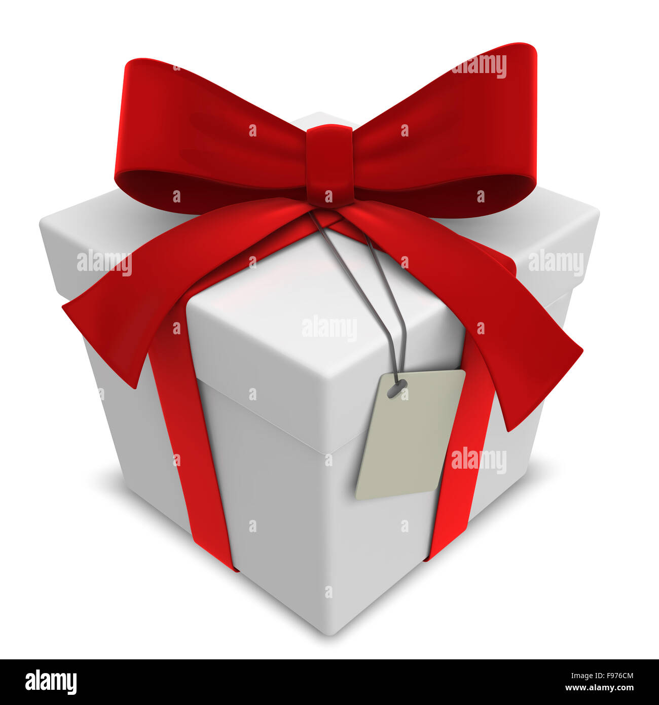 Present box gift tag hi-res stock photography and images - Alamy