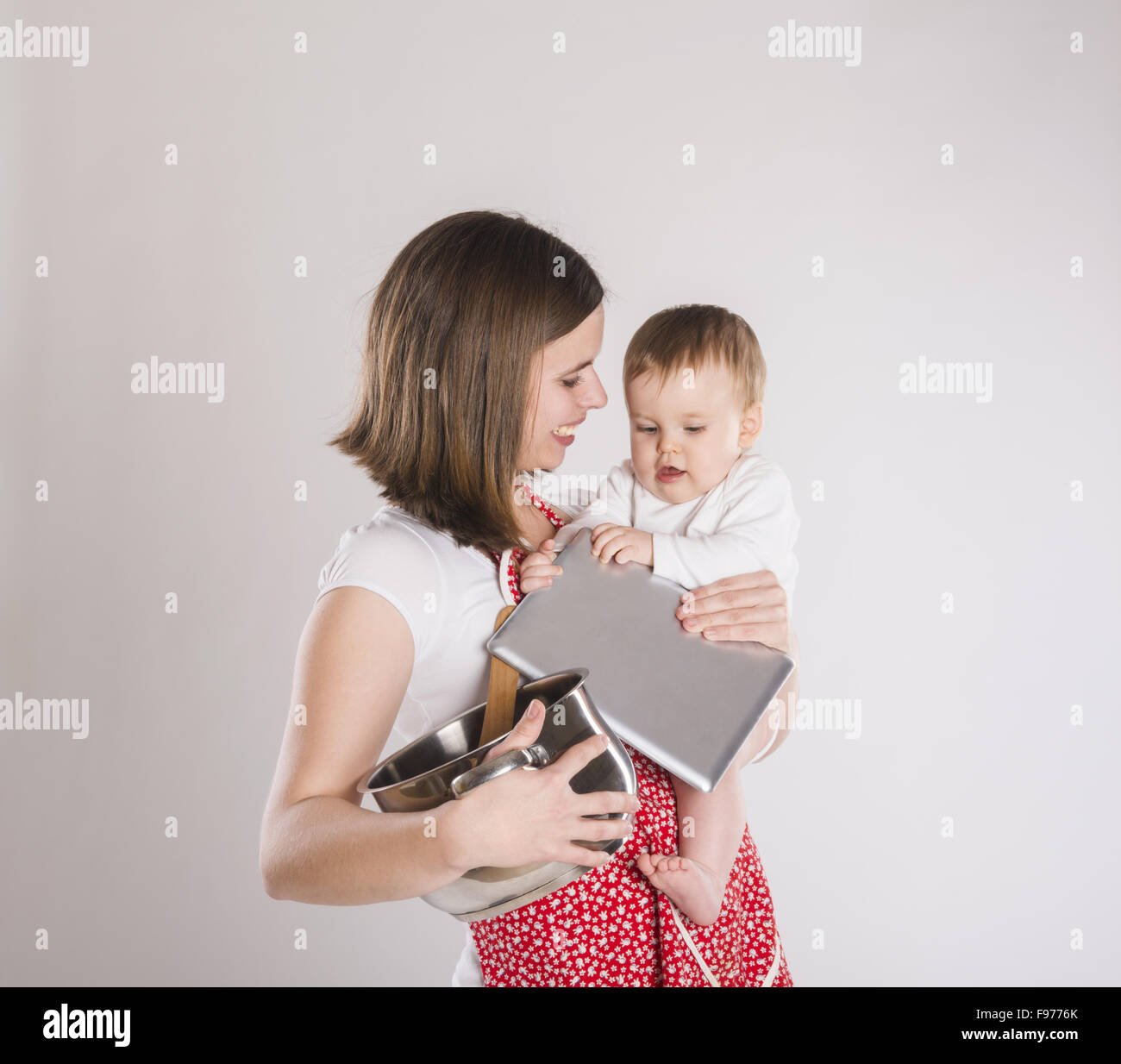 Busy mother not coping hi-res stock photography and images - Alamy