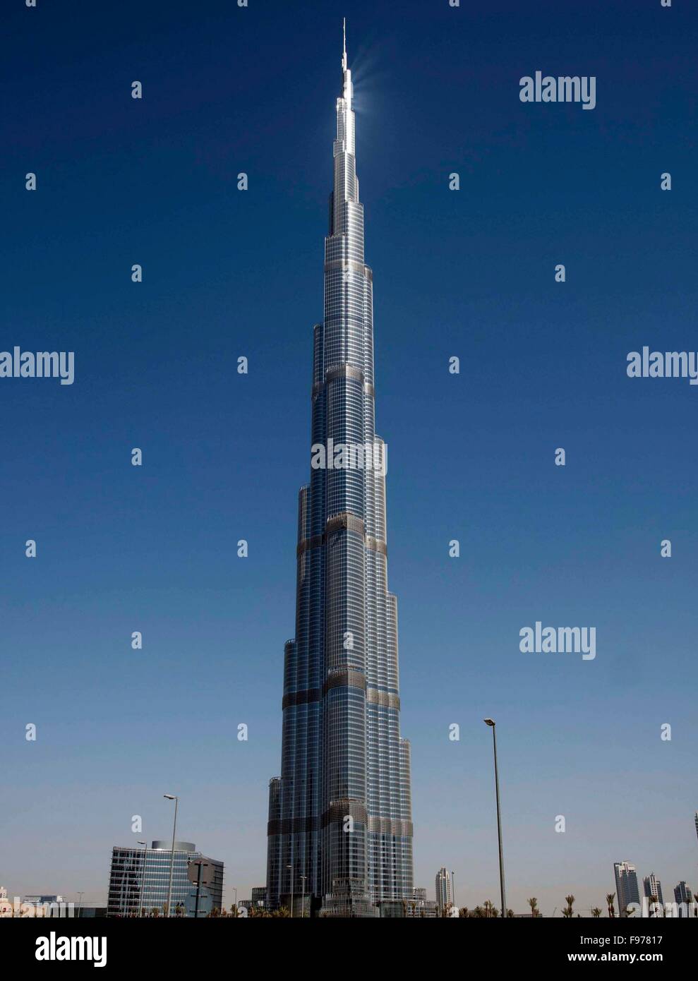 Is the tallest man made structure in the world hi-res stock photography ...