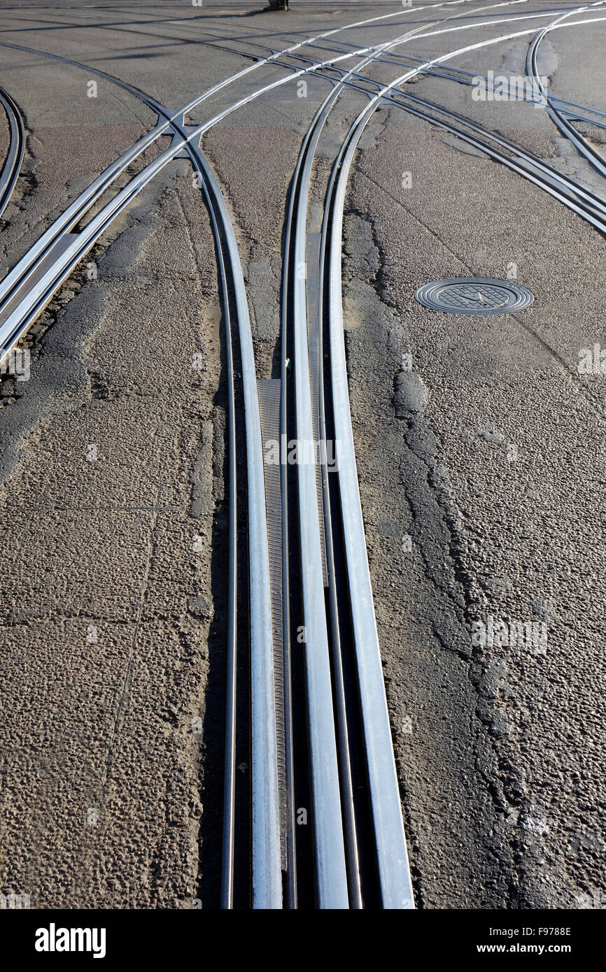 Tramway tracks hi-res stock photography and images - Alamy