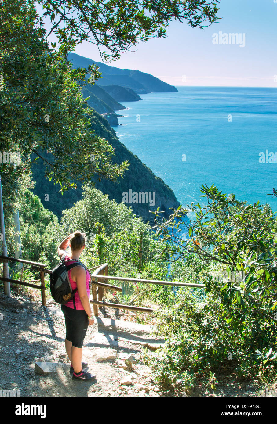 Overlooking water railing hi-res stock photography and images - Alamy