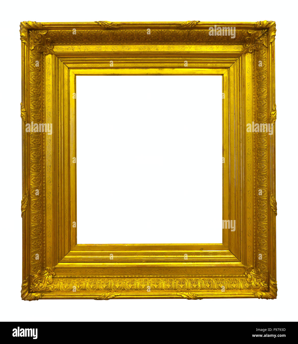 Old gilded frame isolated over hi-res stock photography and images - Alamy