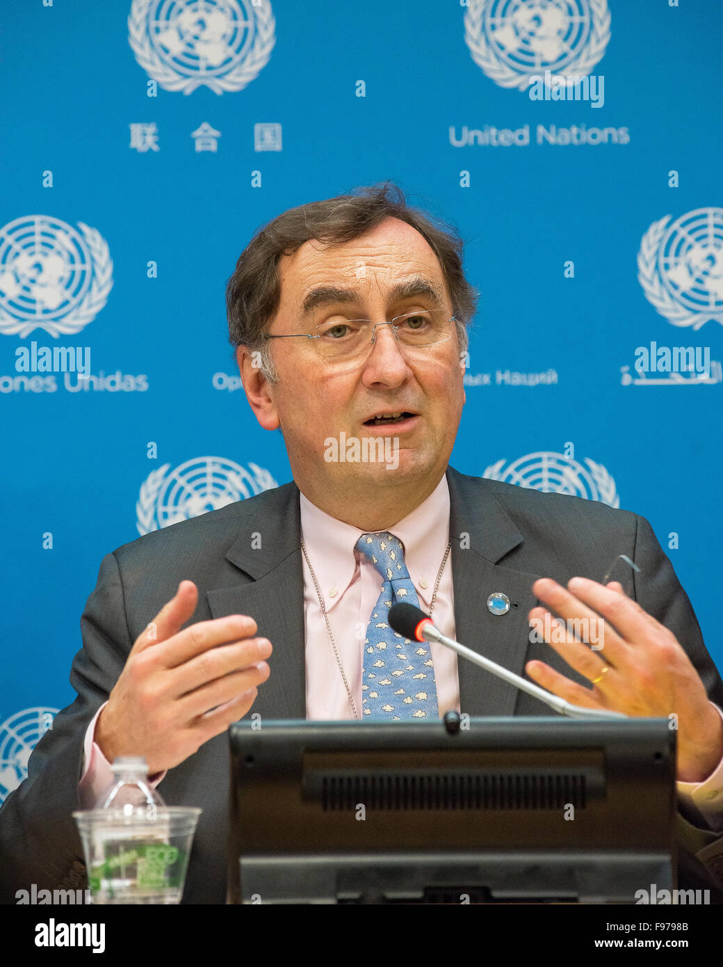 New York, United States. 14th Dec, 2015. UN Assistant Secretary-General ...