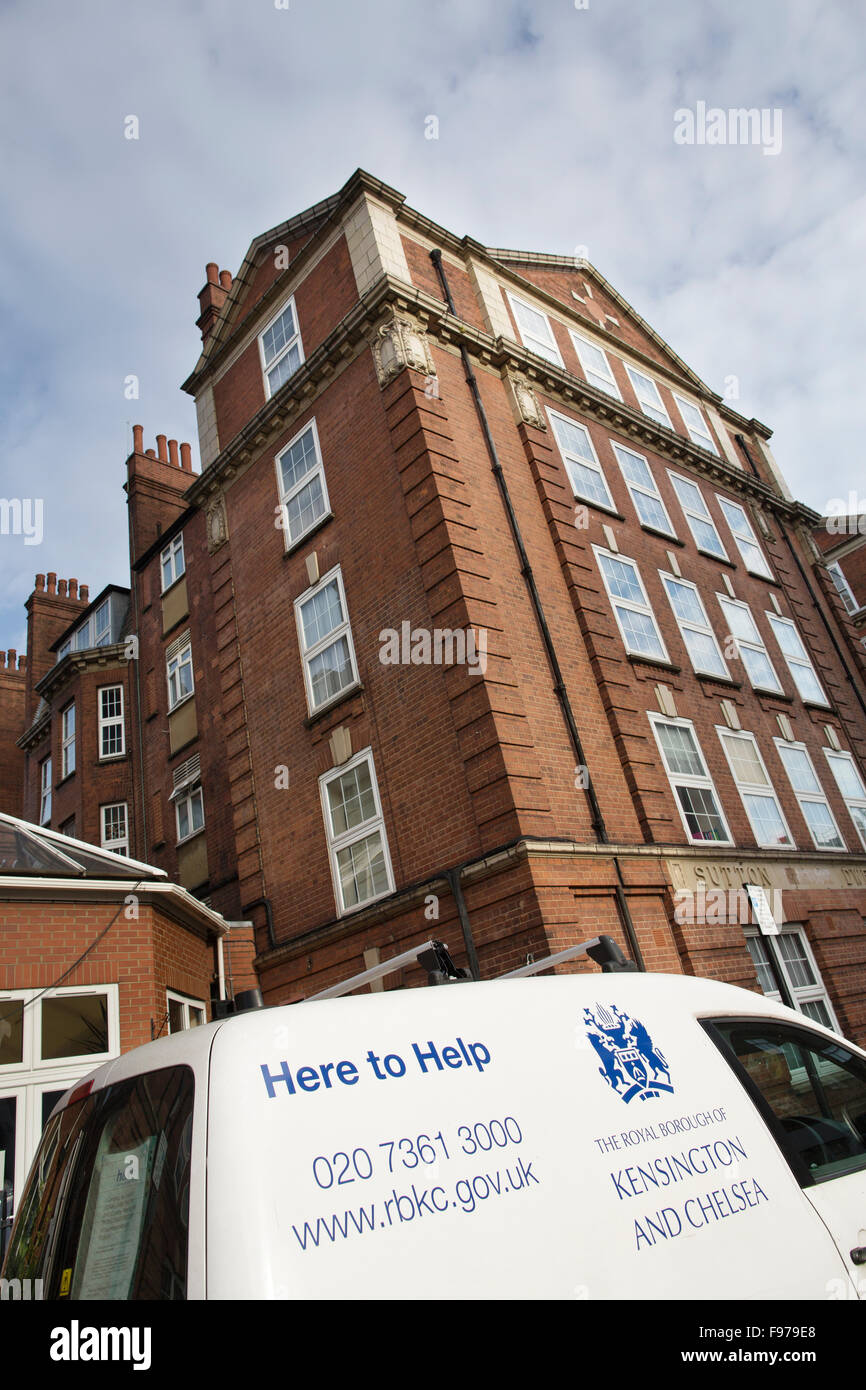The Sutton Estate, Chelsea, London, established in 1913 for low-income ...