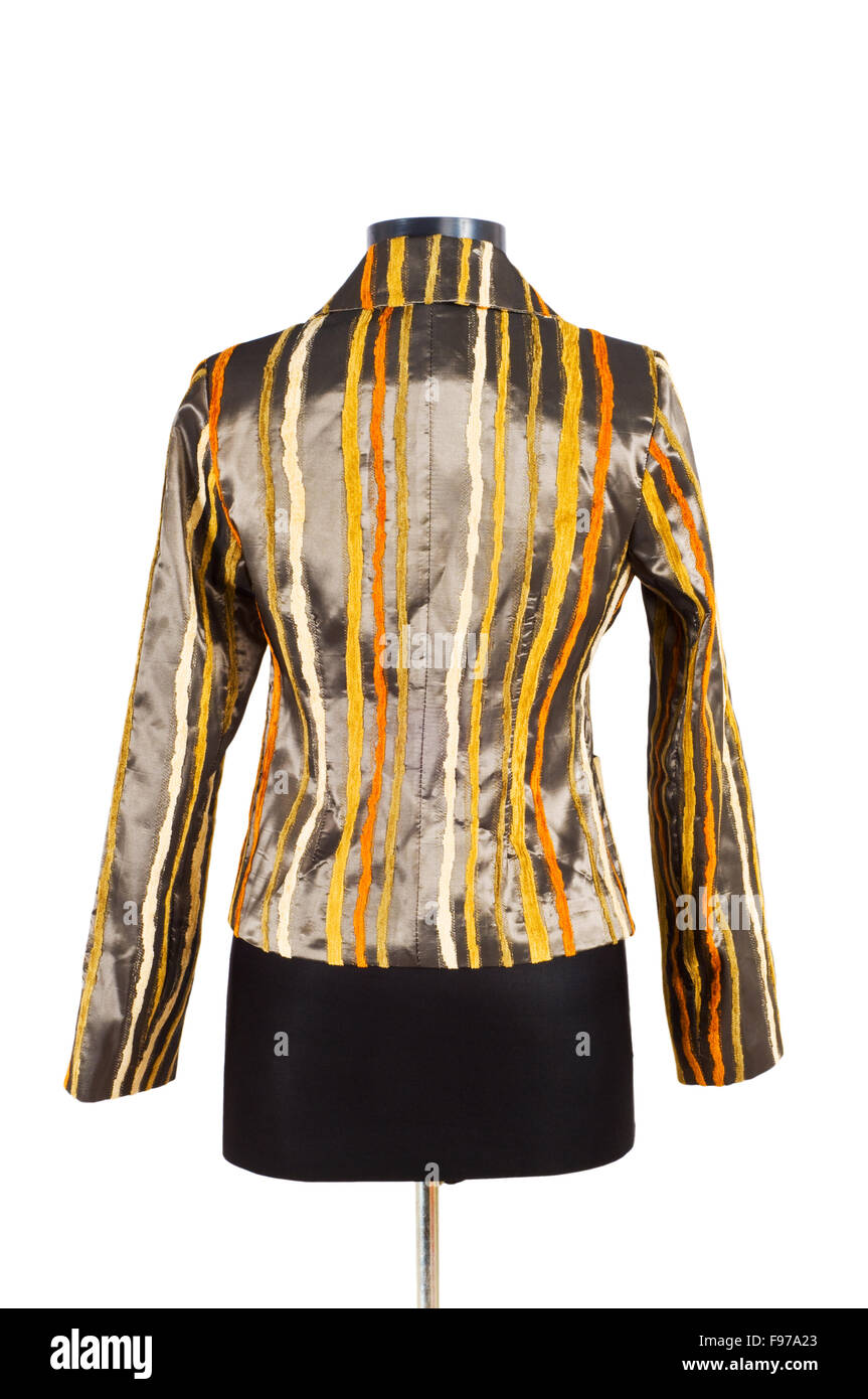 Stylish jacket isolated on the white background Stock Photo - Alamy