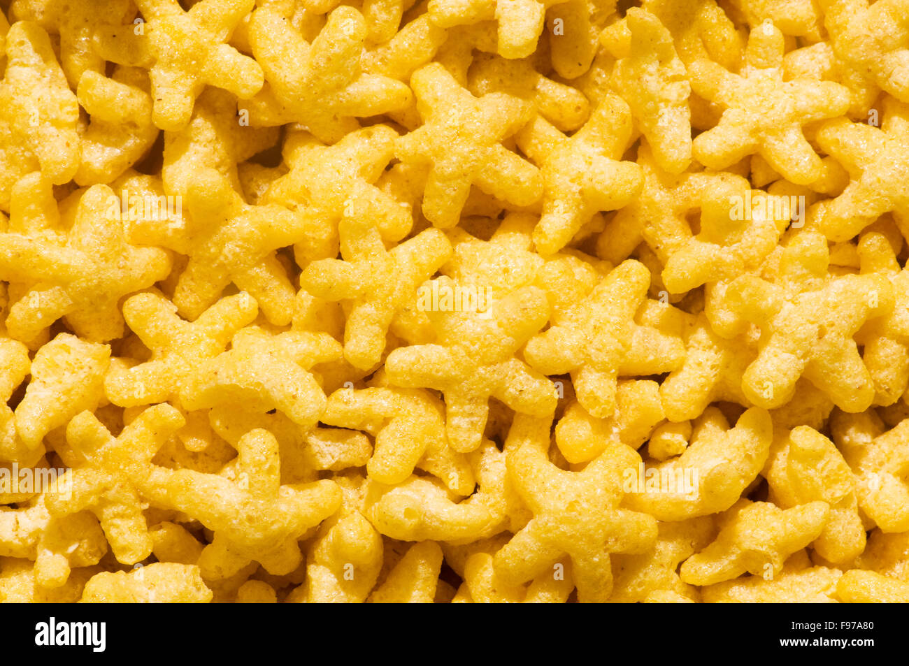 Close up of italian pasta - star shaped Stock Photo - Alamy