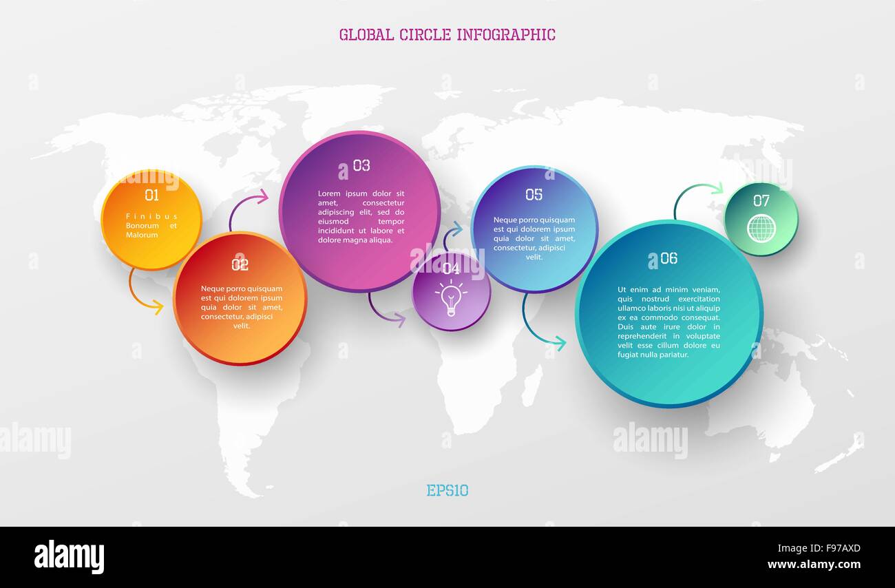 Global infographic concept Stock Vector Image & Art - Alamy