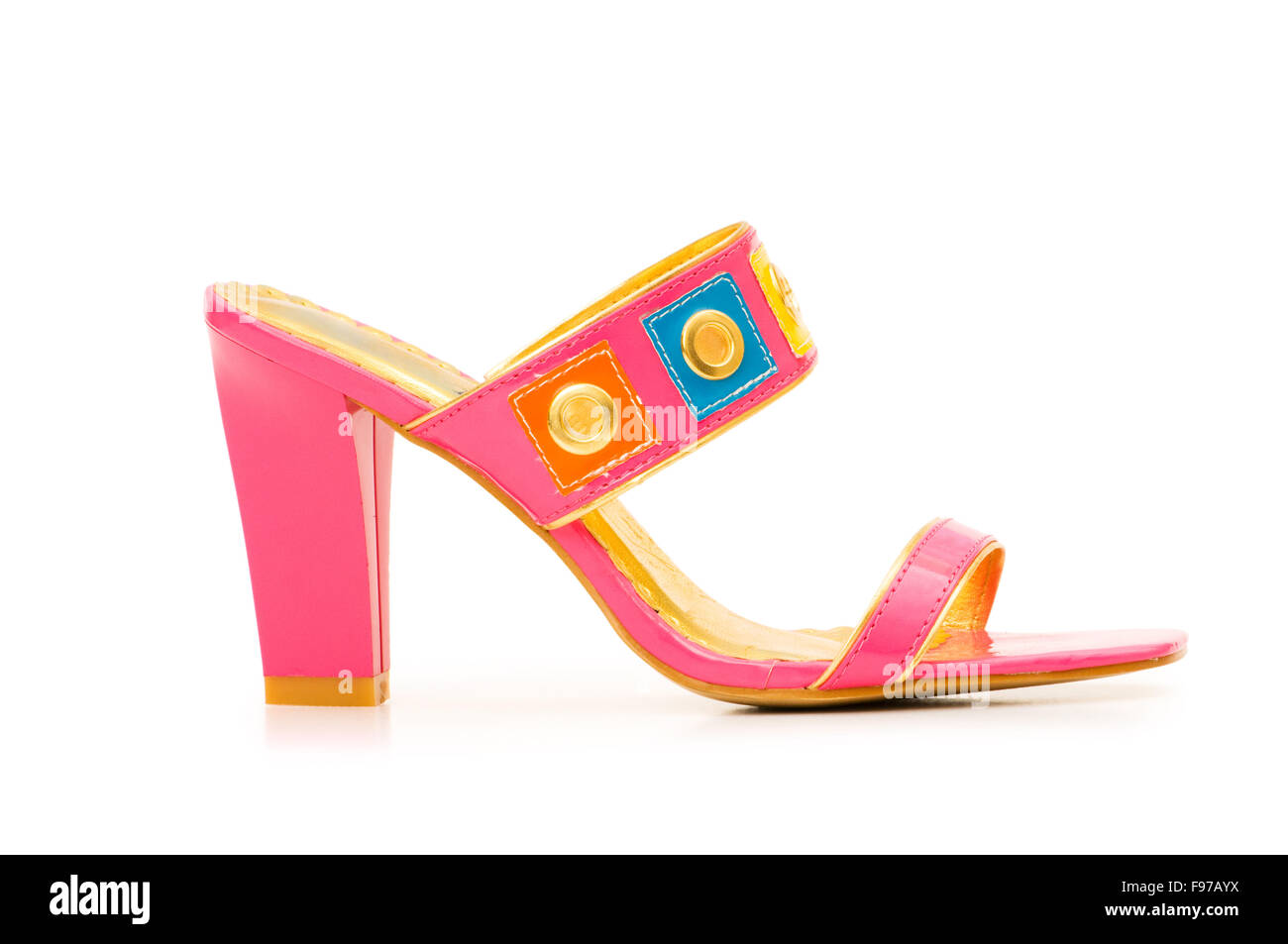 Woman shoes isolated on the white background Stock Photo - Alamy
