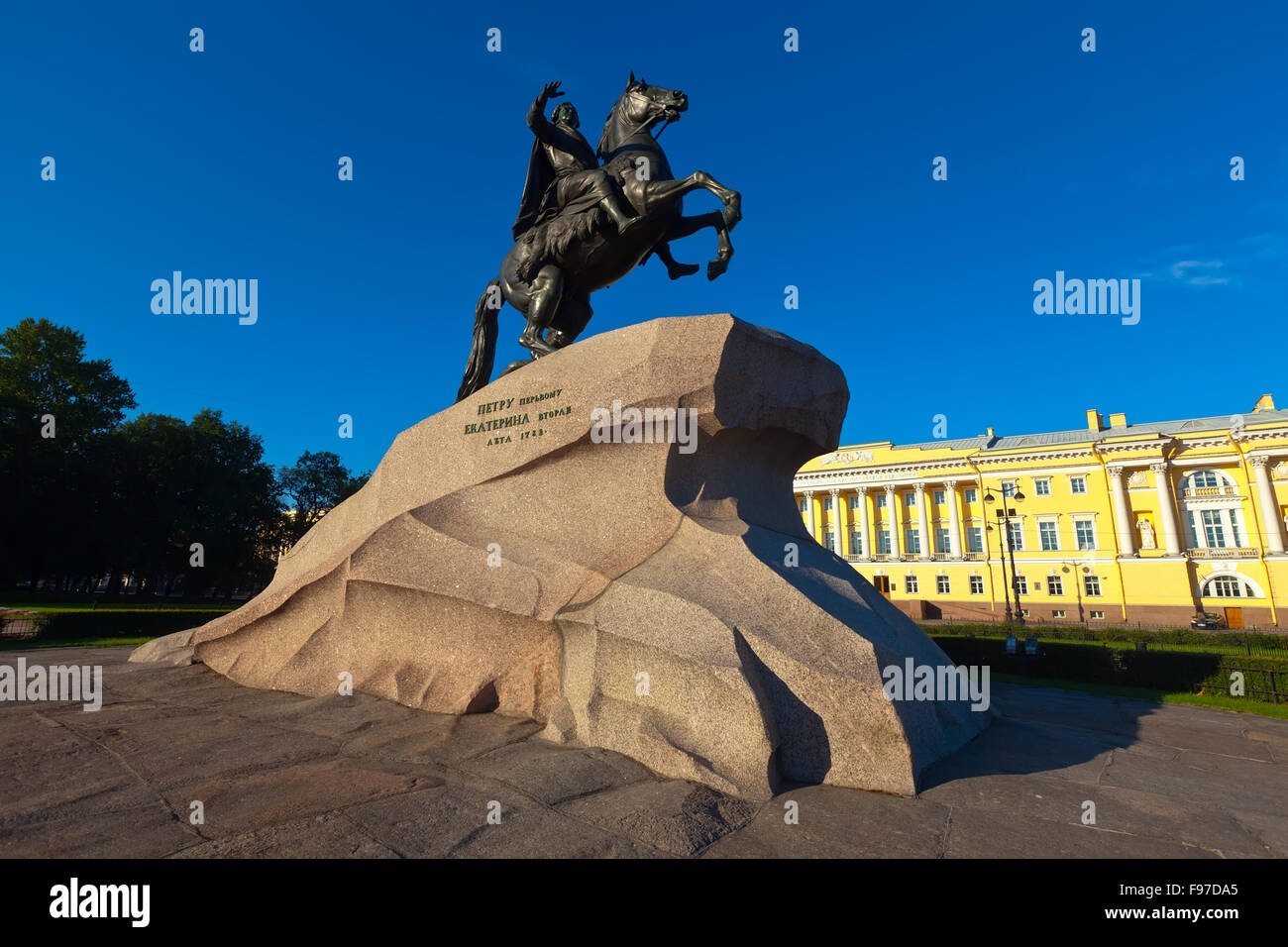 Monument of Peter the First in Saint Petersburg, Russia Stock Photo - Alamy