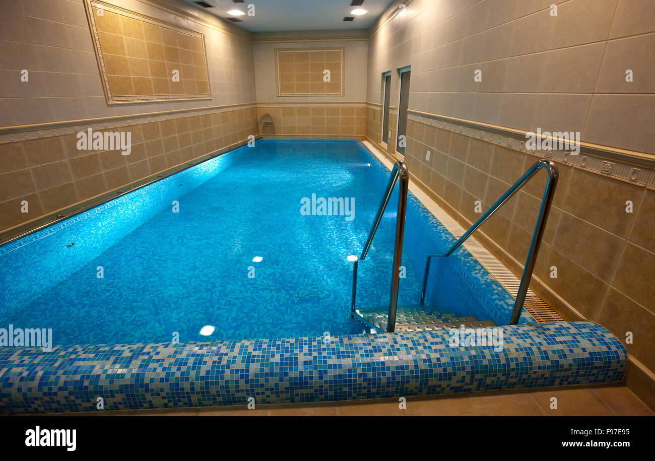 Luxury swimming pool in spa hotel Stock Photo - Alamy