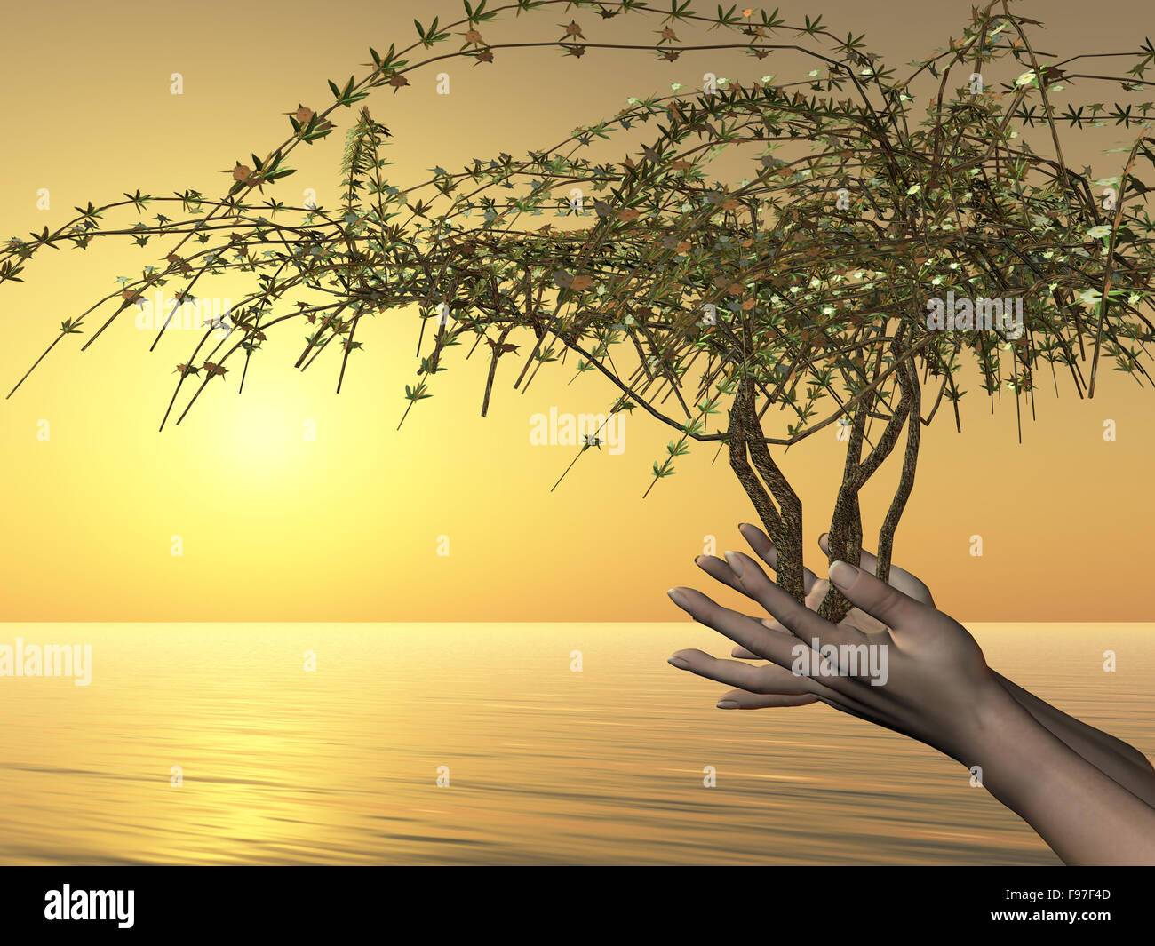 EMBRACE OF LIFE Stock Photo - Alamy