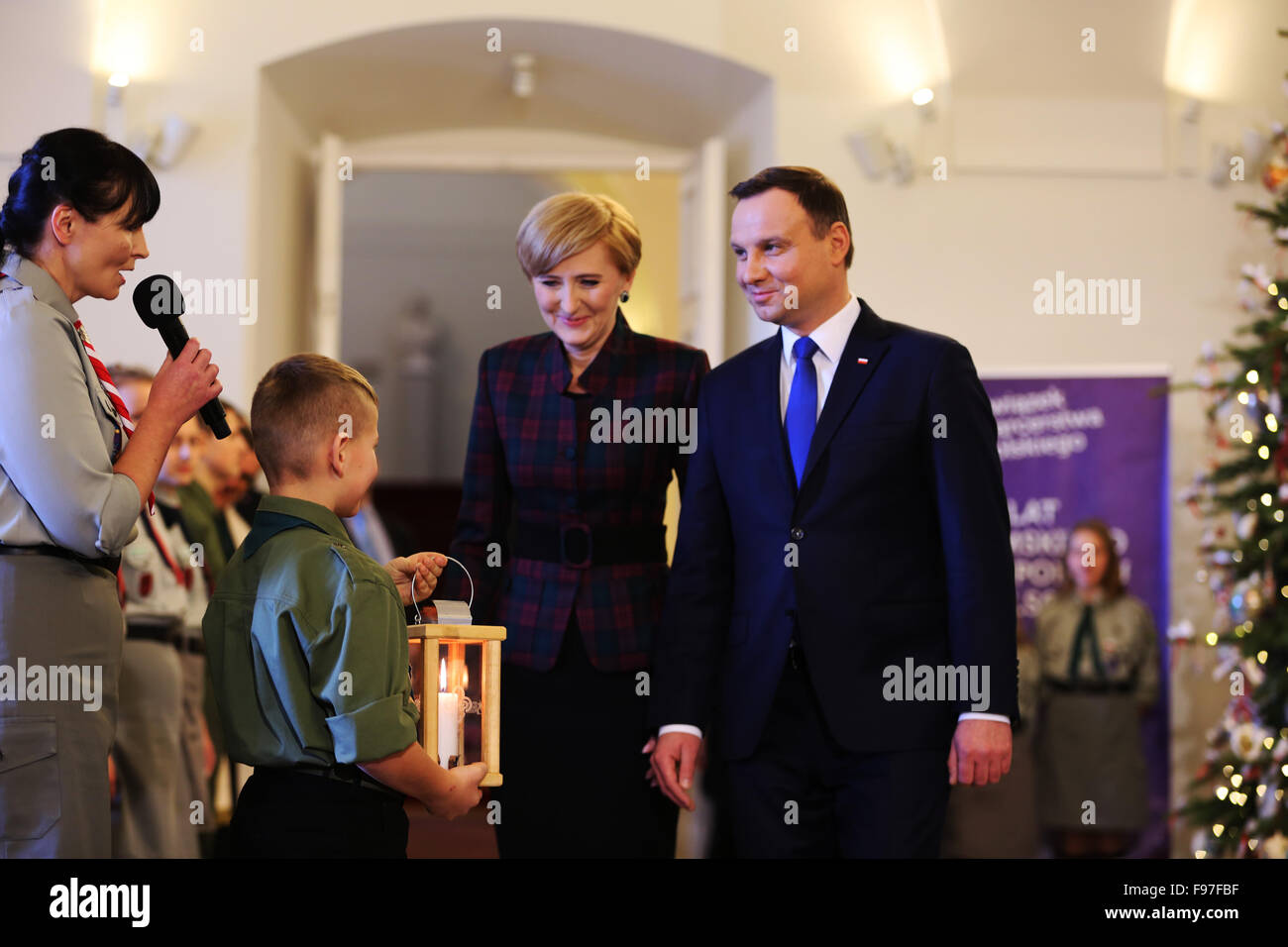 Polish President Andrzej Duda and First Lady, Agata Kornhauser-Duda ...