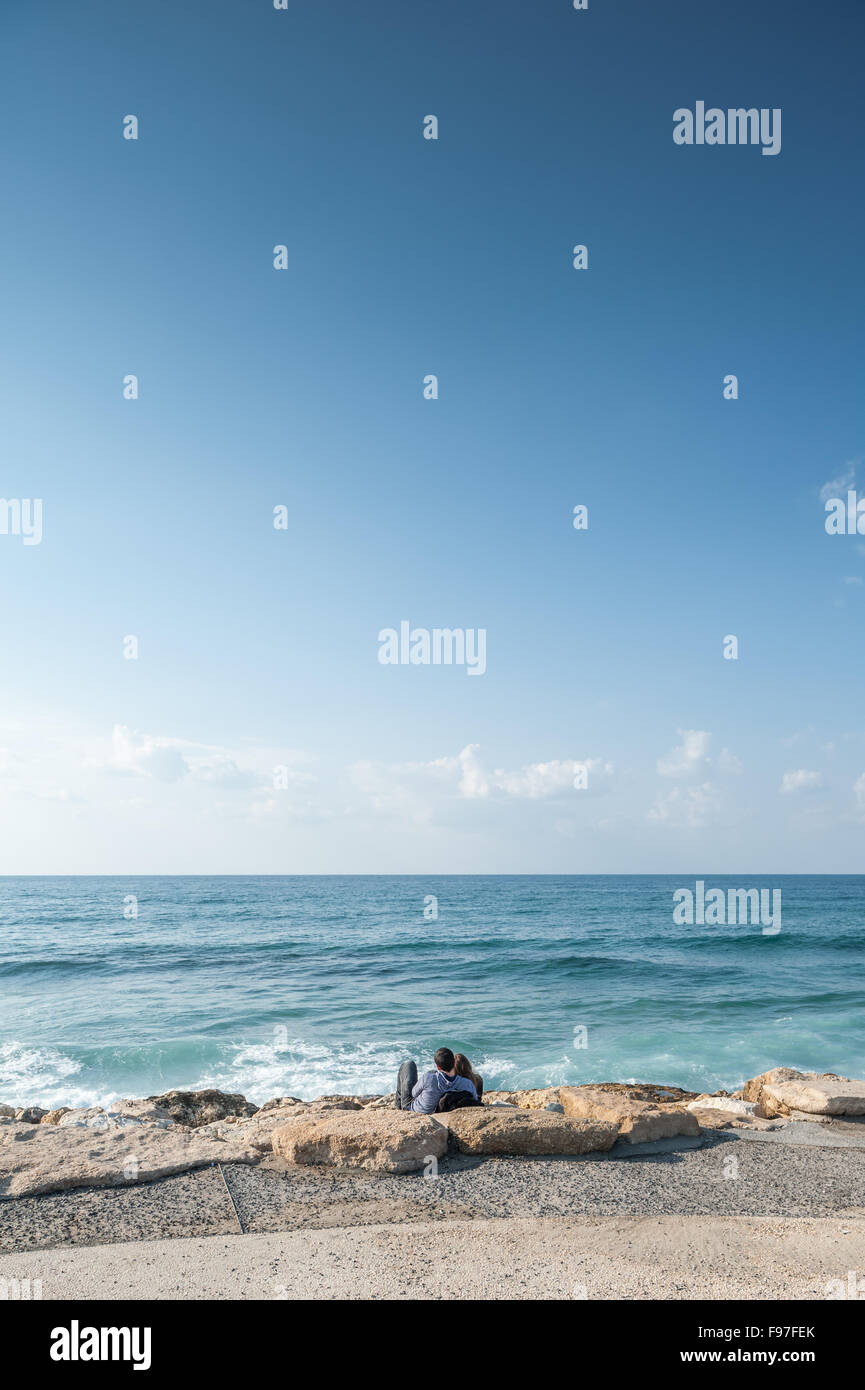 Couple watching the sea hi-res stock photography and images - Alamy