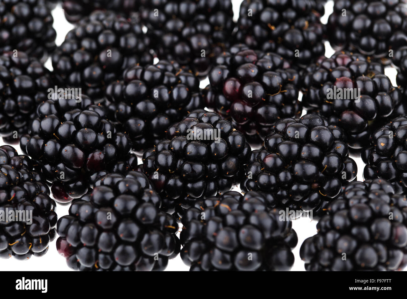 Fresh Ripe Blackberries Stock Photo - Alamy