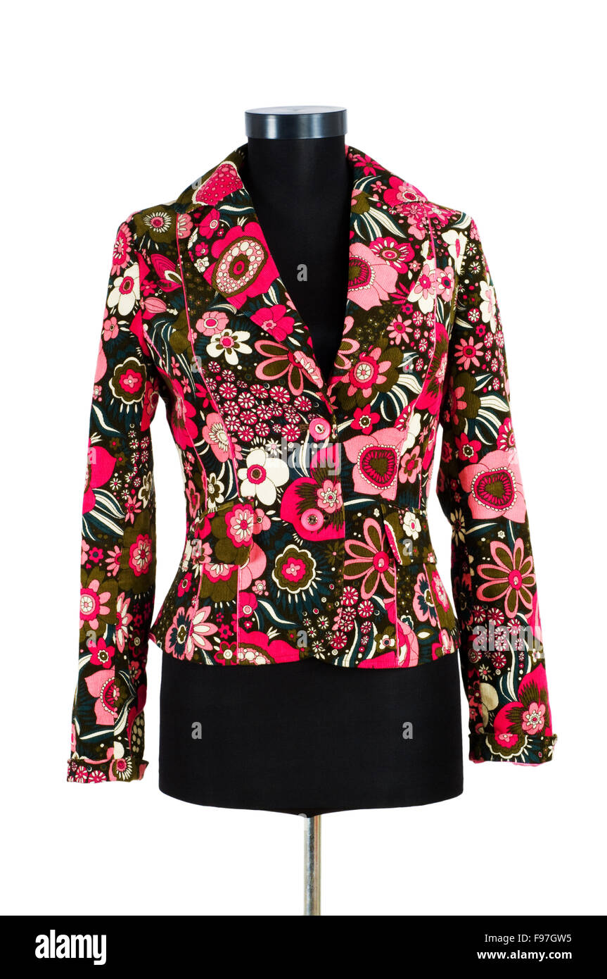 Stylish jacket isolated on the white background Stock Photo - Alamy