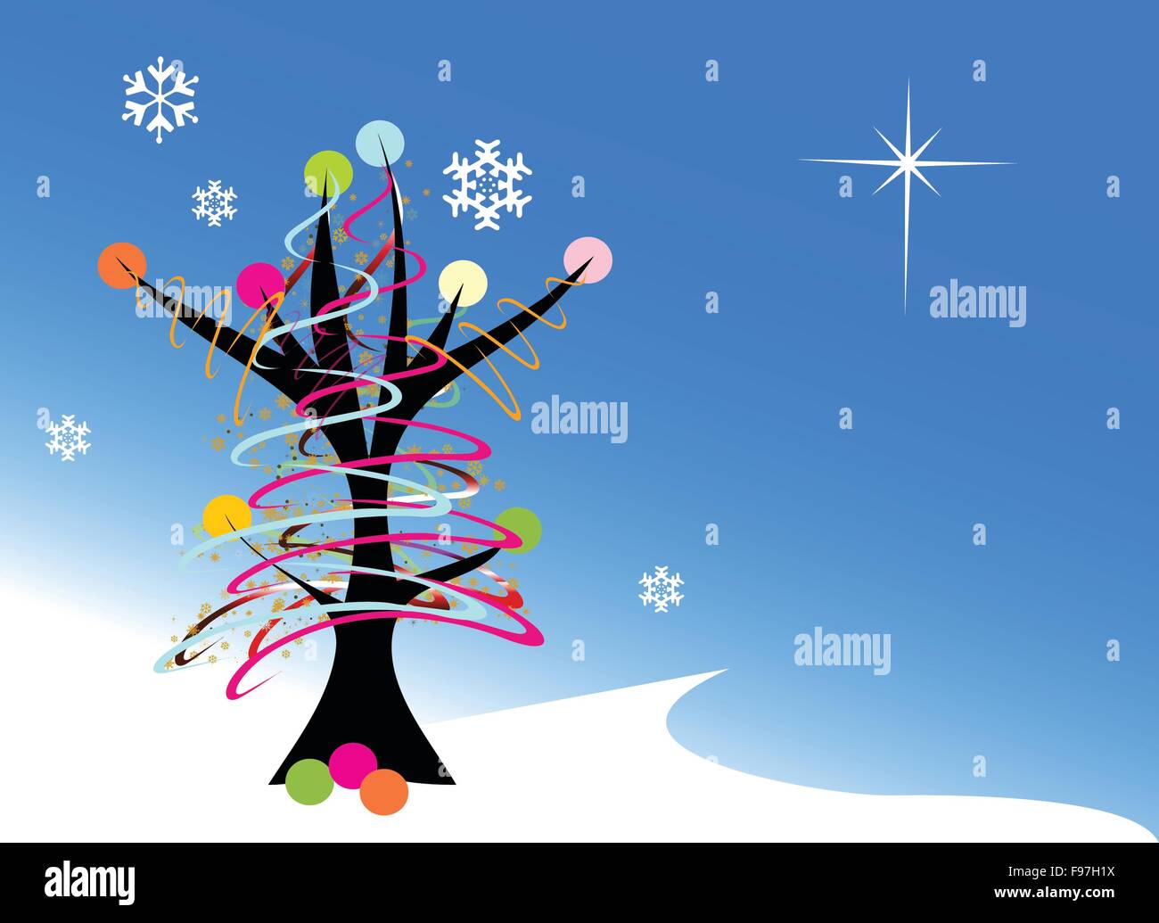 Christmas card design Stock Photo - Alamy